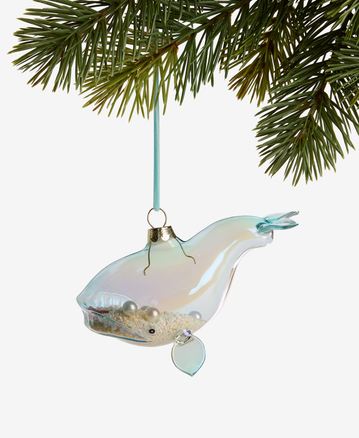Click here for Holiday Lane Seaside Glass Whale Ornament  Macys E... prices
