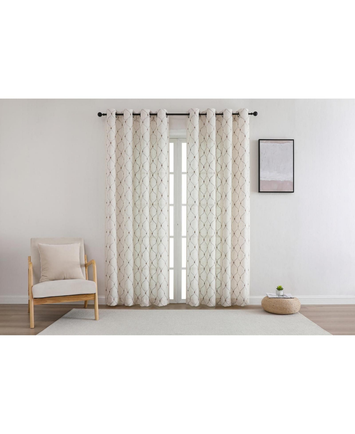 Click here for Kate Aurora 1 Piece Vienna Lux Embroidered Linen B... prices
