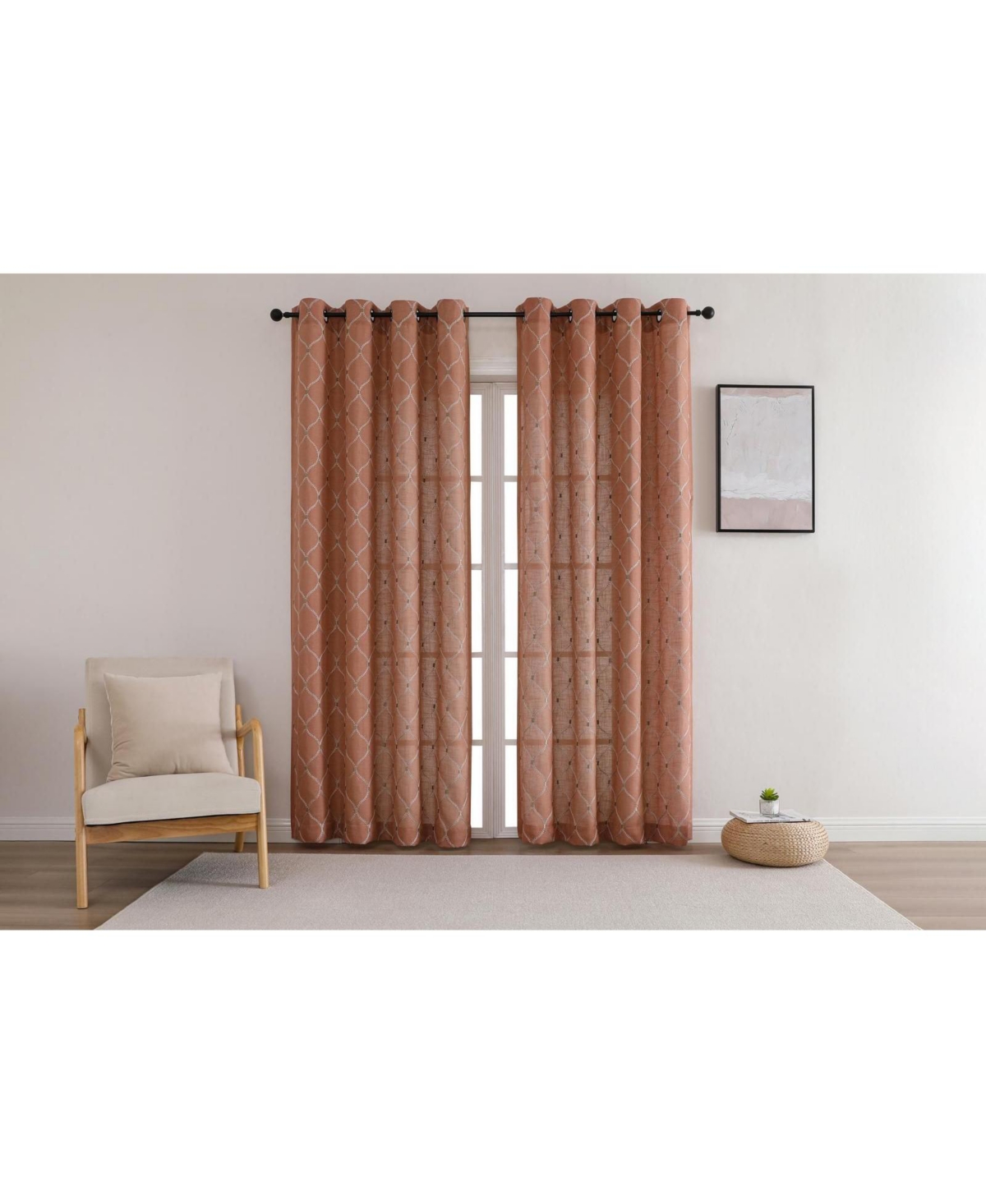 Click here for Kate Aurora 1 Piece Vienna Lux Embroidered Linen B... prices