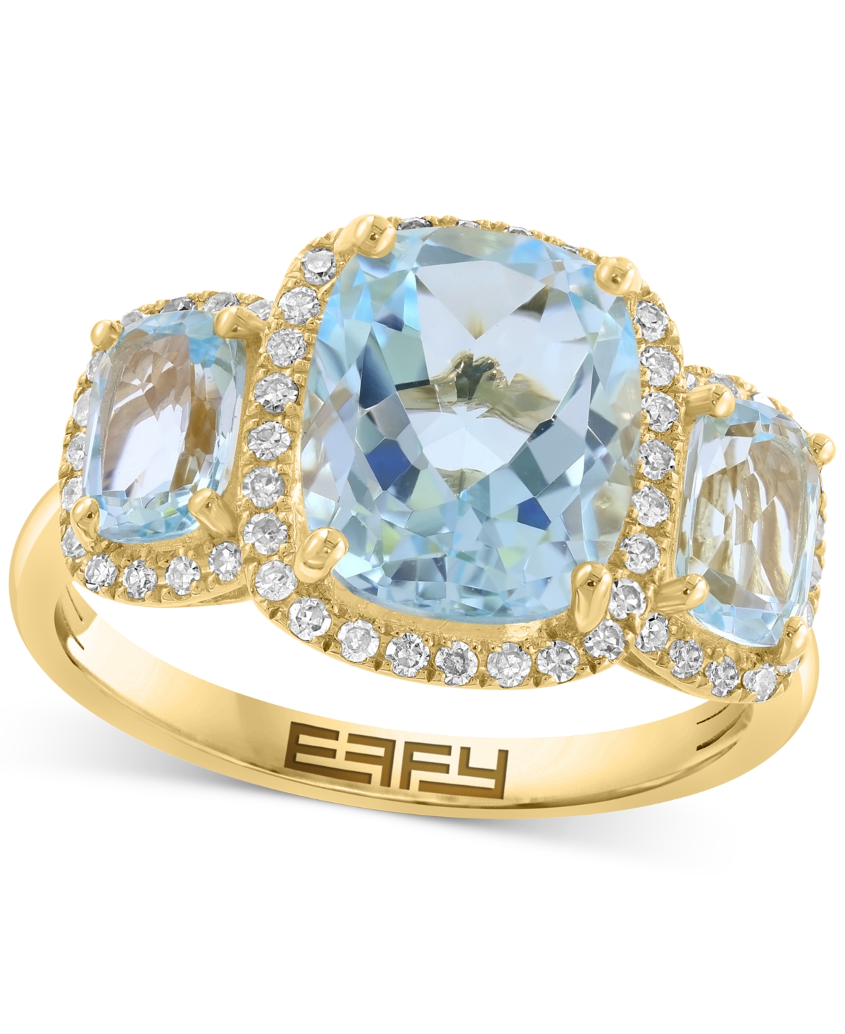 Click here for Effy Sky Blue Topaz (4-1/4 ct. t.w.) & Diamond (1/... prices