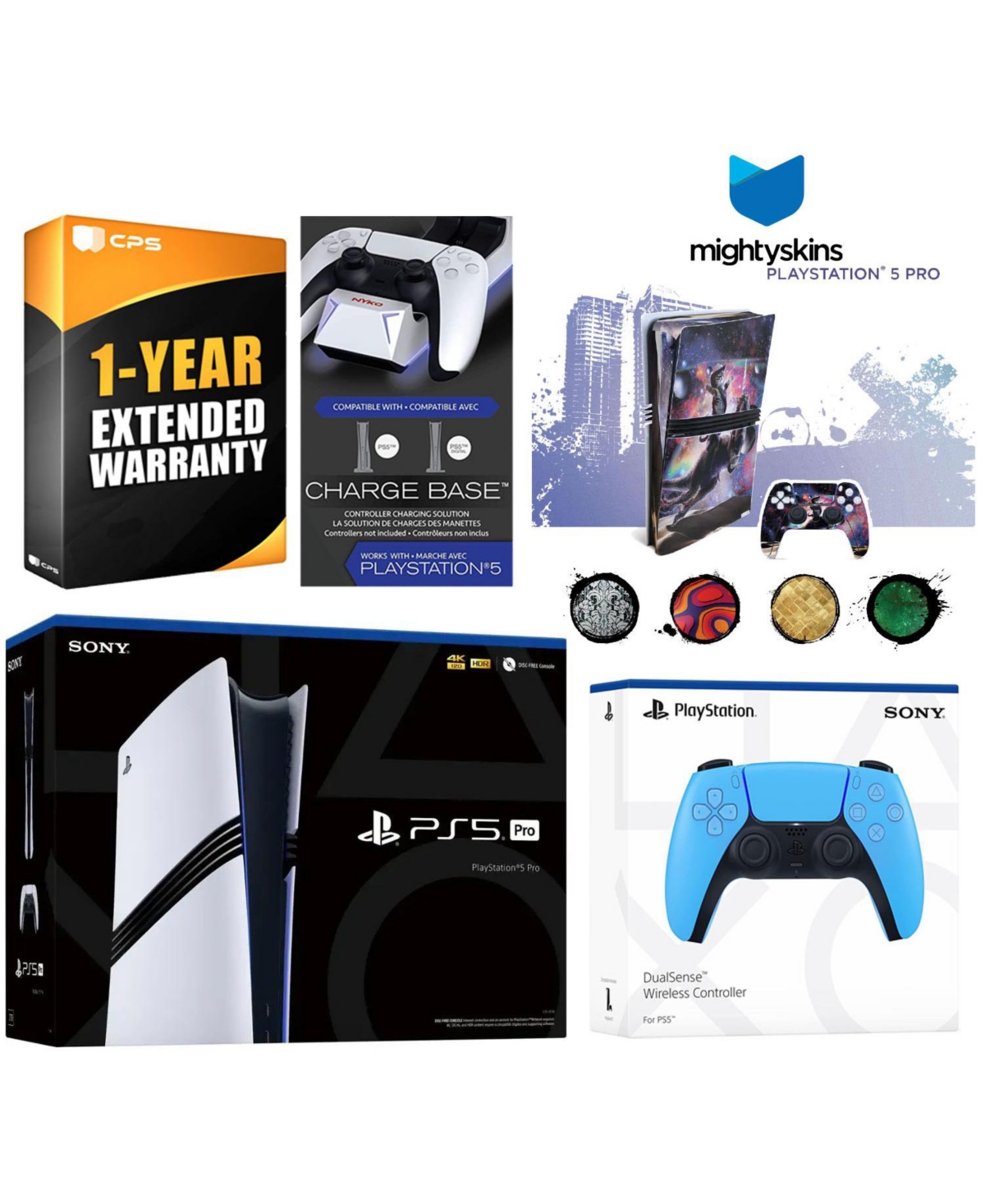 Click here for Sony PlayStation 5 Pro with Extra Controller  Dual... prices