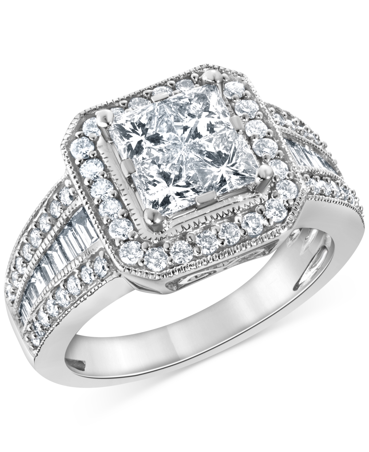 Click here for Diamond Engagement Ring (1-5/8 ct. t.w.) in 14k Wh... prices