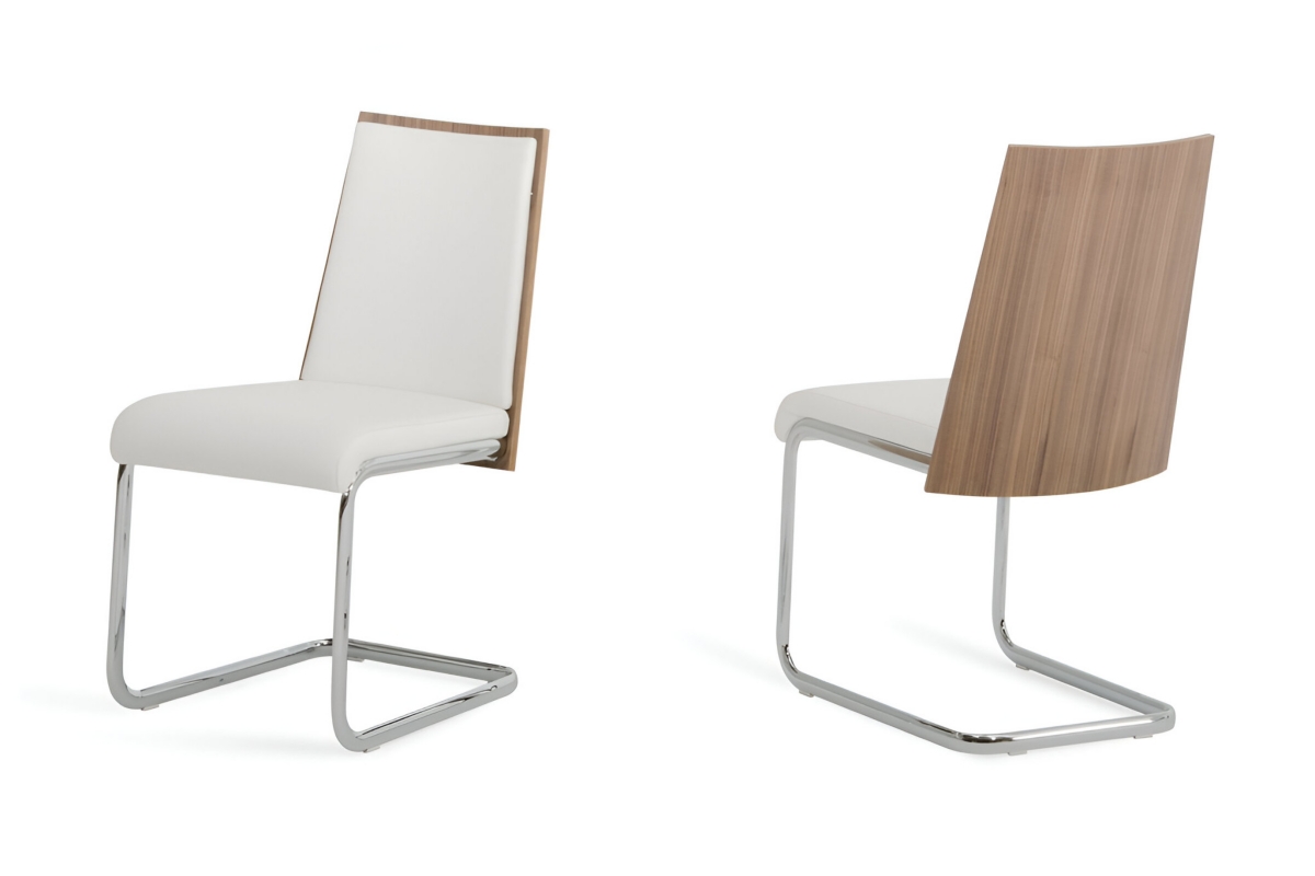 Click here for Faux Leather Dining Chairs Set of 2 Modern Side Ch... prices