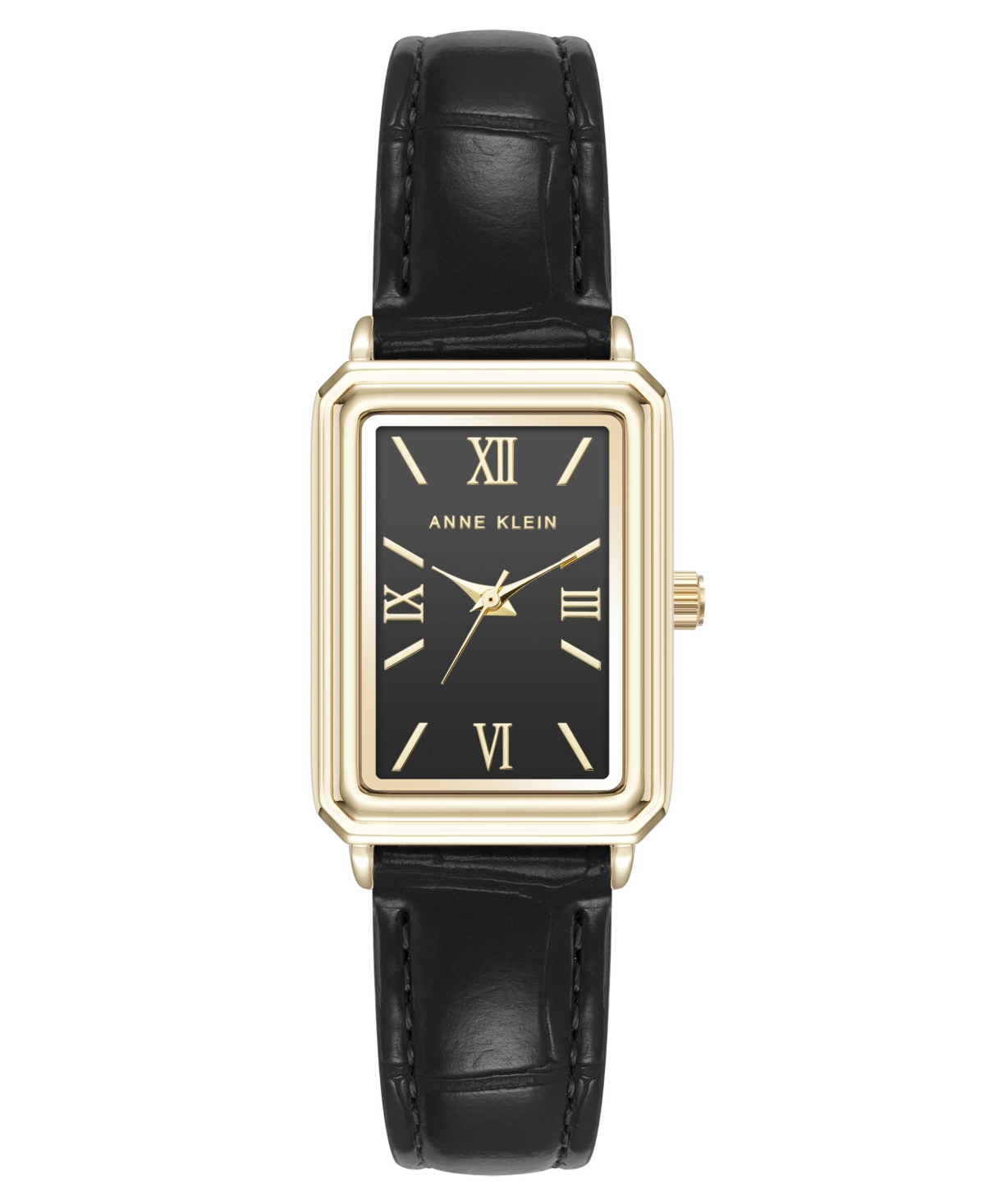 Click here for Anne Klein Womens Quartz Casual Black Polyurethane... prices