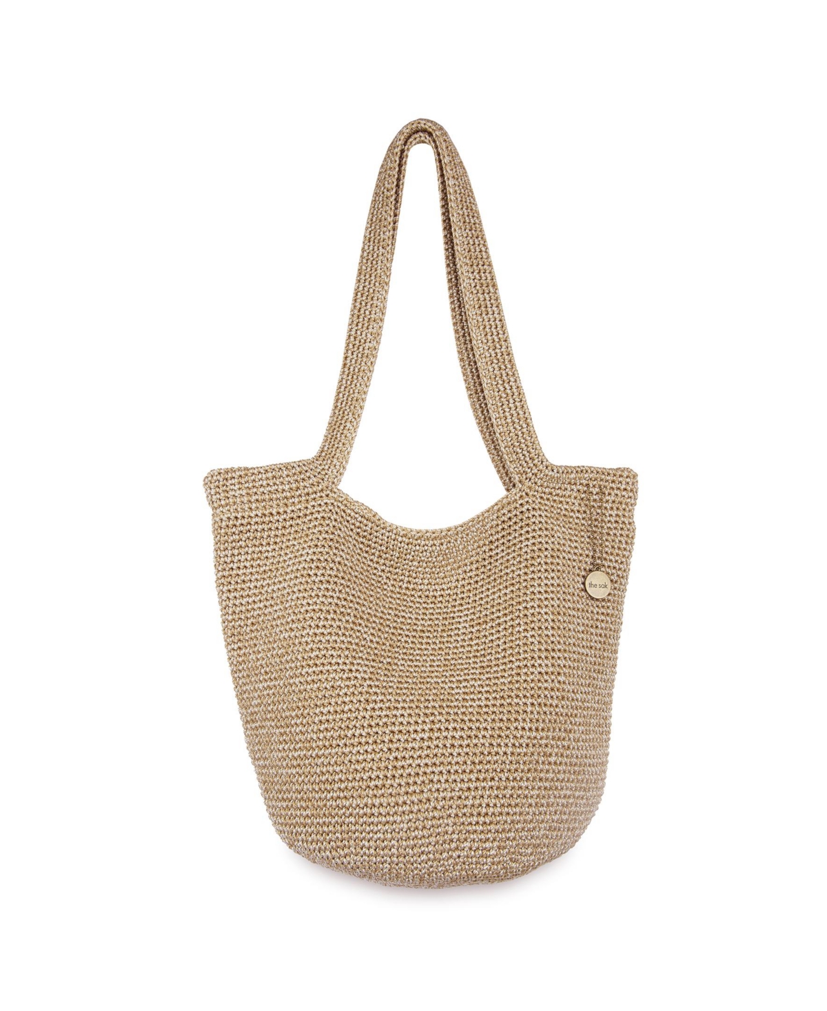 Click here for The Sak 120 Crochet Large Tote Bag - Wood Static prices