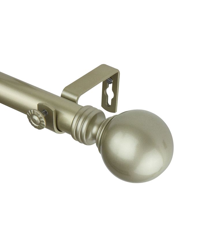 Rod Desyne Globe 1" Curtain Rod 48-84" - Macy's