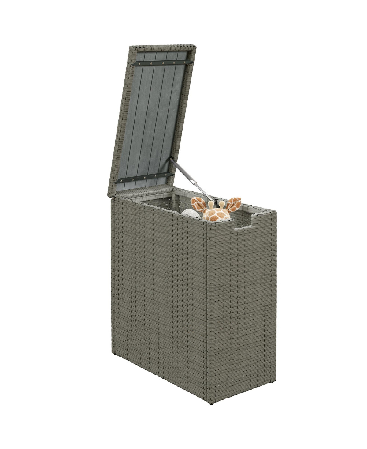 Click here for Outsunny 17 Gallon Wicker Deck Box  Small Outdoor... prices