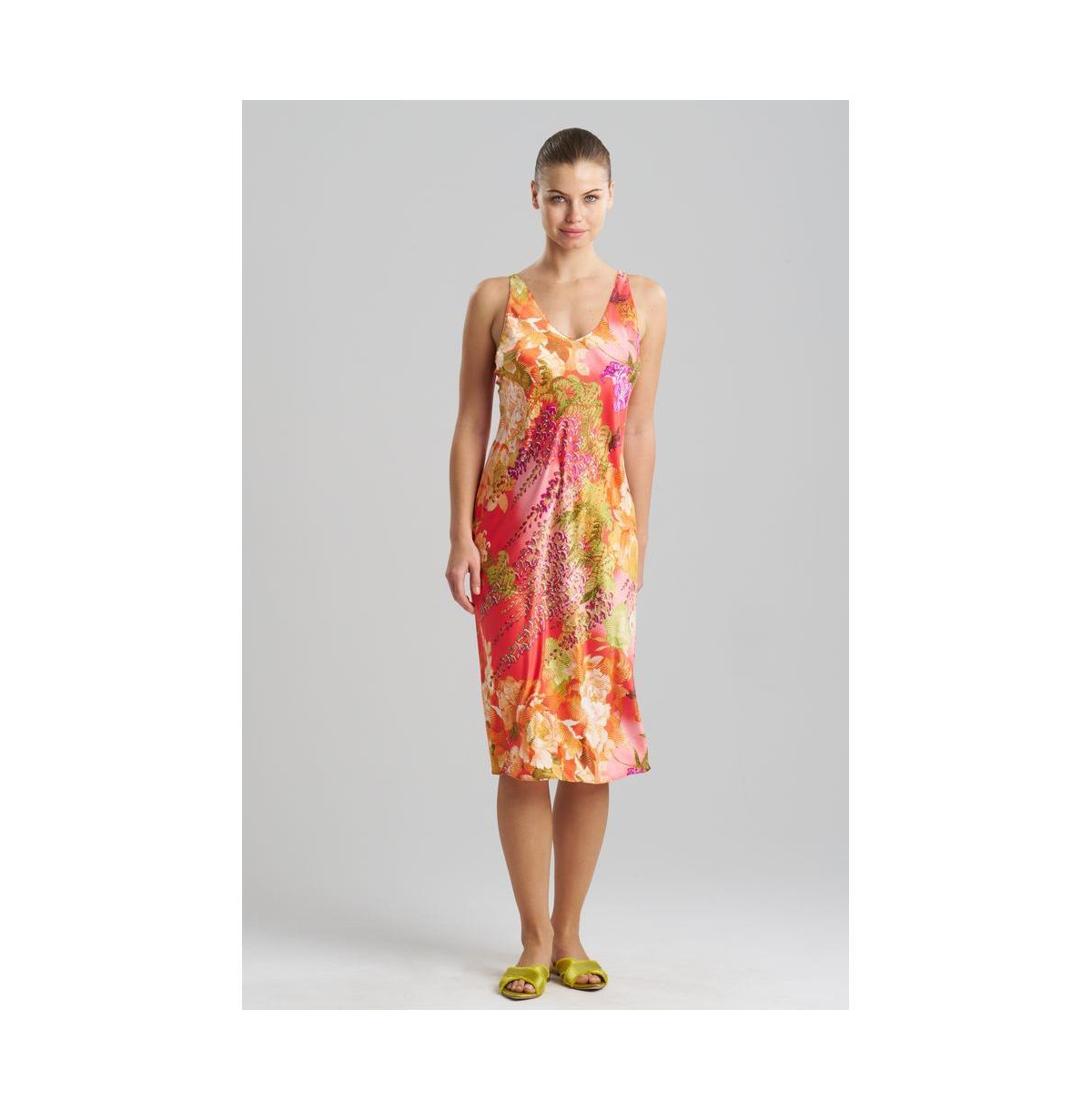 Click here for Natori Womens Wisteria Garden Gown - Pink/coral prices
