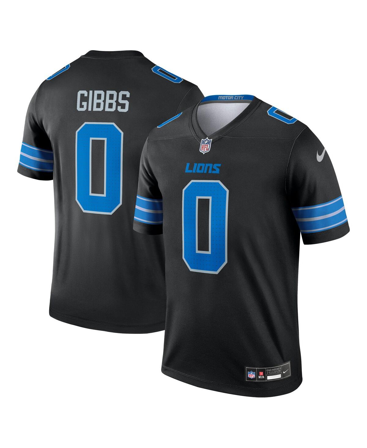 Click here for Nike Mens Jahmyr Gibbs Black Detroit Lions 2nd Alt... prices
