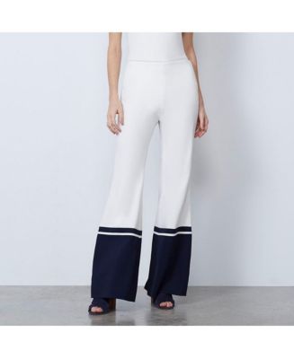 Etcetera Women's Fluid Colorblock Palazzo Pants Fathom - Macy's