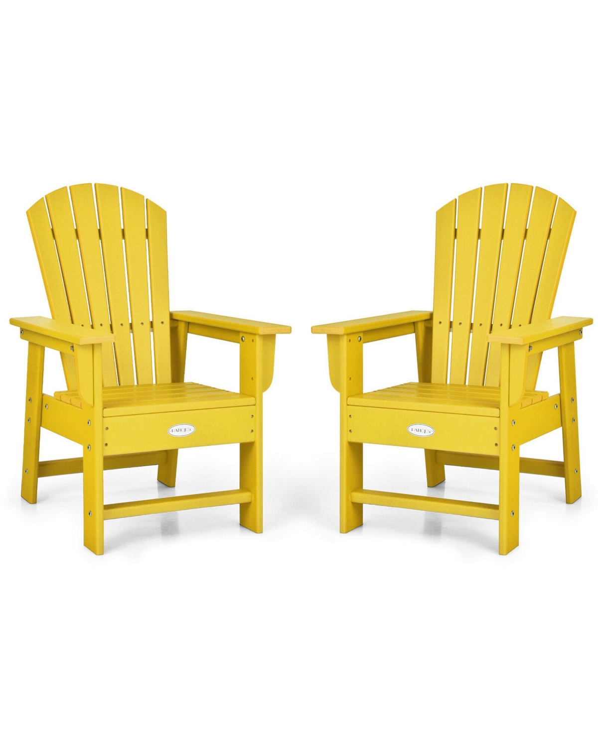 Click here for Gymax Set of 2 Kids Patio Adirondack Chair Armchai... prices