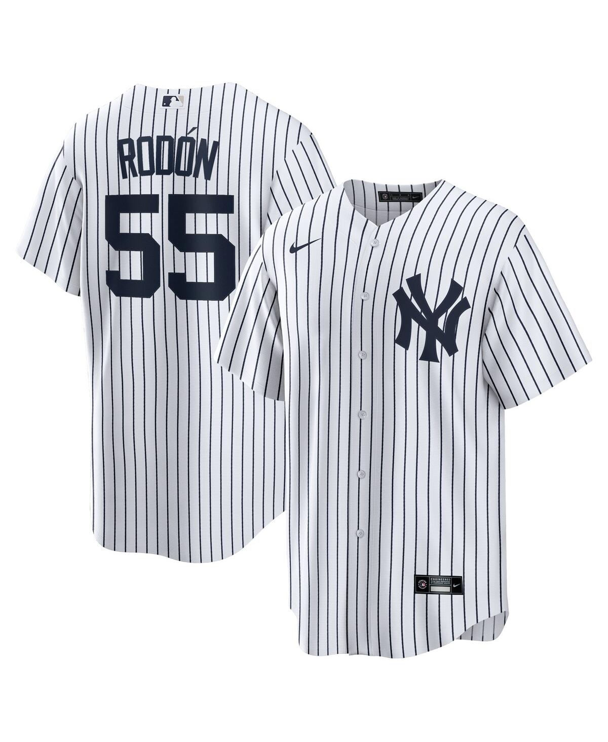 Click here for Nike Mens Carlos Rodon White/Navy New York Yankees... prices