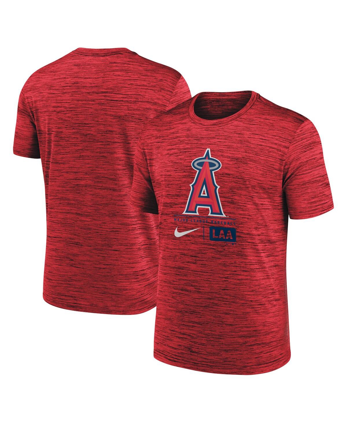 Click here for Nike Mens Red Los Angeles Angels Large Logo Veloci... prices