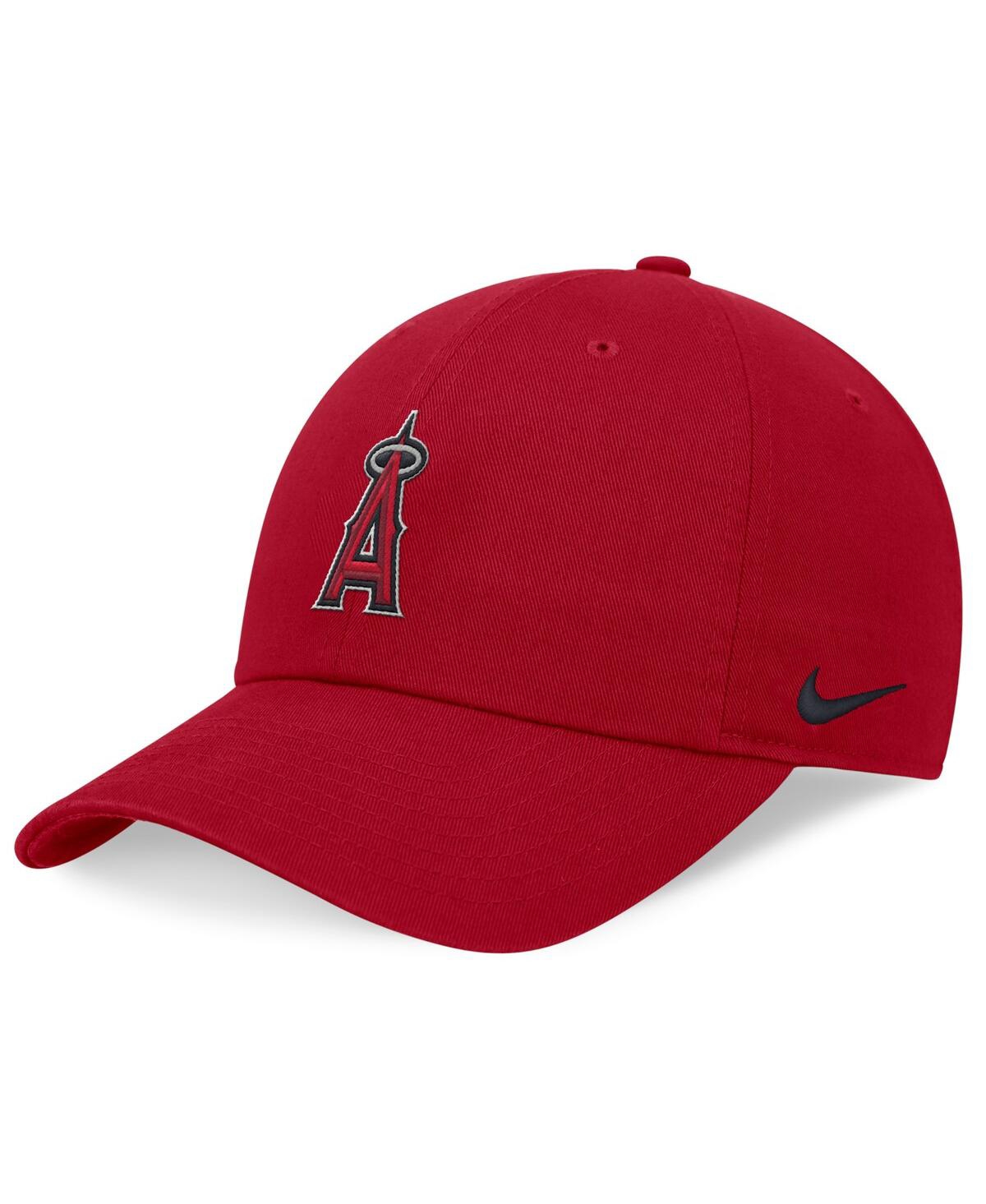 Click here for Nike Mens Red Los Angeles Angels Club Adjustable H... prices
