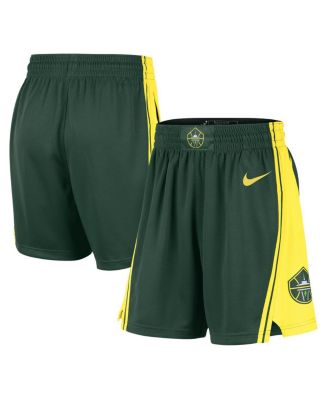 Nike Women's Green Seattle Storm On-Court Victory Performance Shorts ...