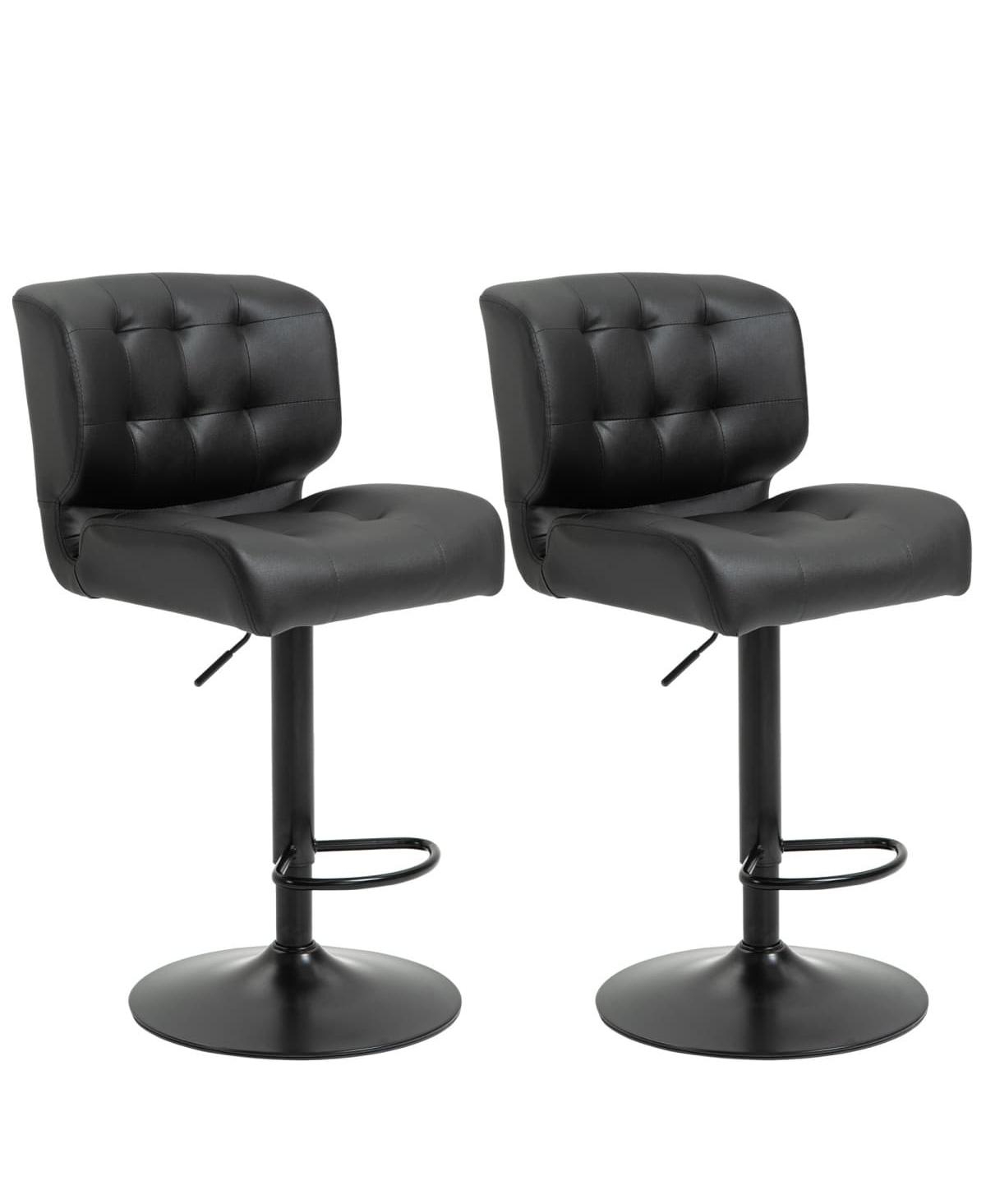 Click here for Adjustable Bar Stools Set of 2 with Swivel Seat Tu... prices