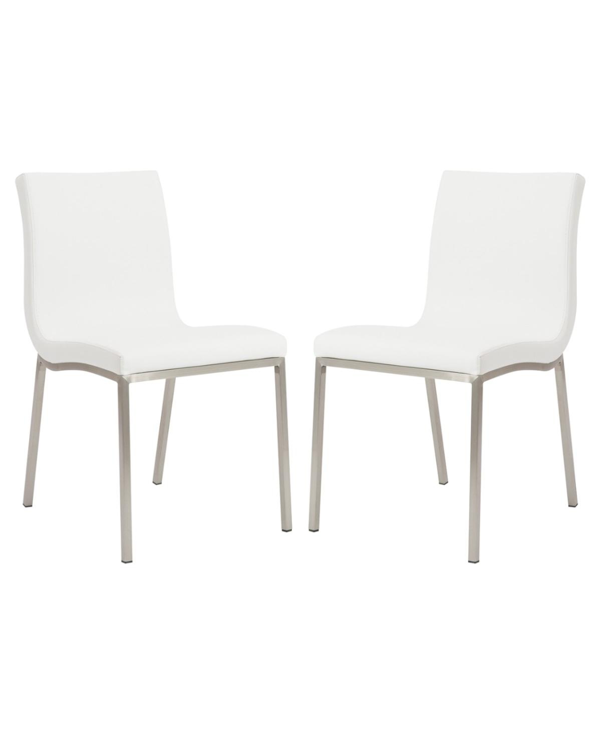 Click here for Upholstered Leather Dining Chairs Set of 2 with Su... prices