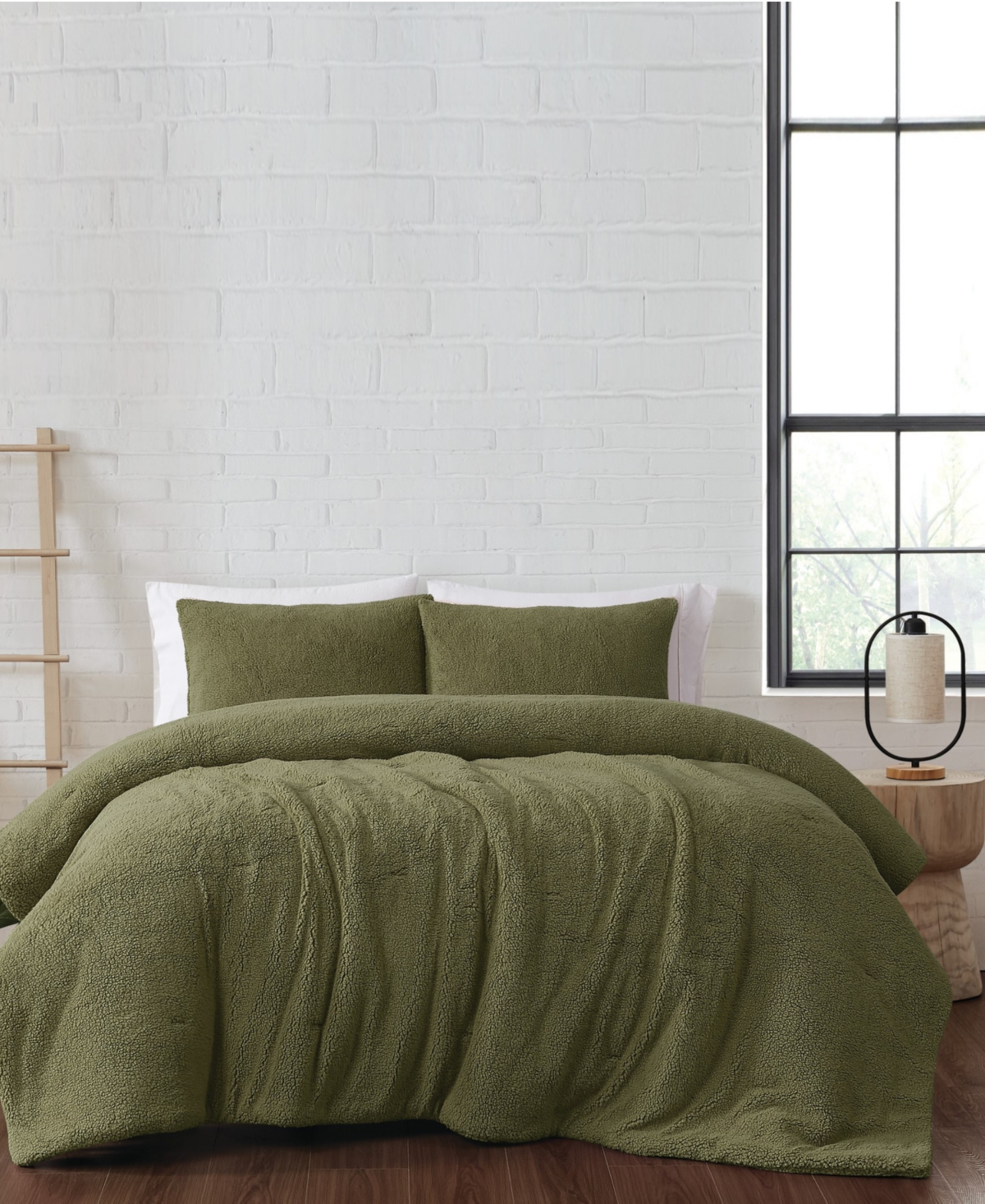 Click here for Brooklyn Loom Marshmallow Sherpa 3-Pc. Comforter S... prices