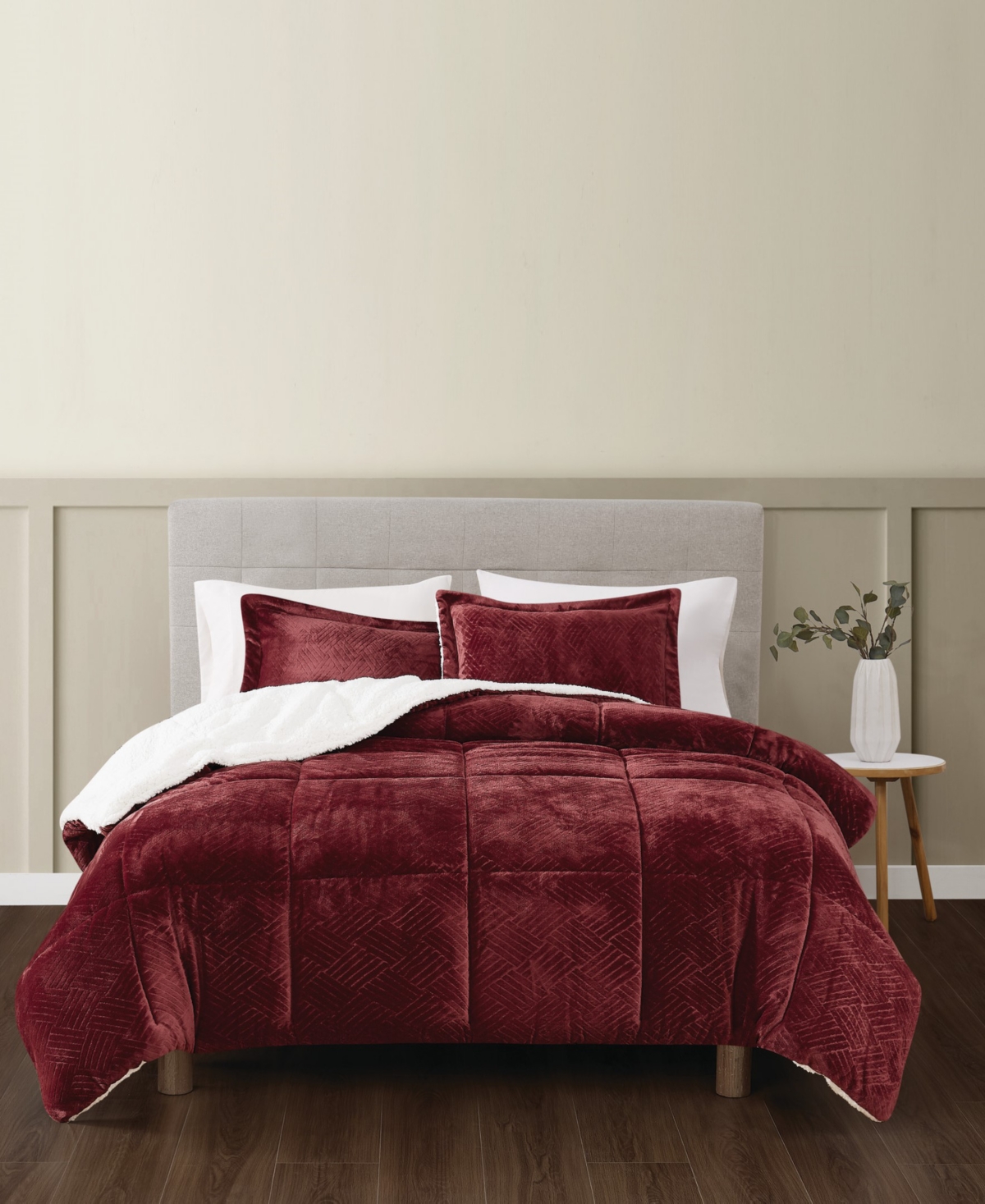 Click here for Truly Soft Basket Carved Softness 3-Pc. Comforter... prices