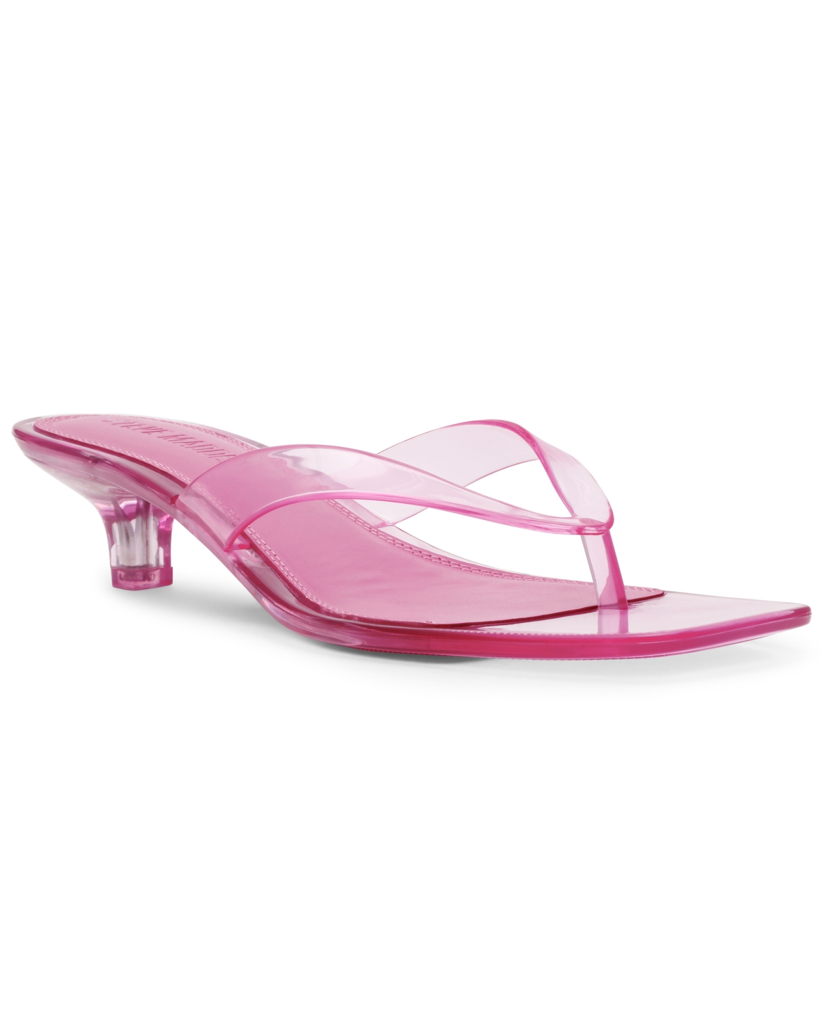 Click here for Steve Madden Womens Tracie-j Kitten-Heel Jelly Tho... prices