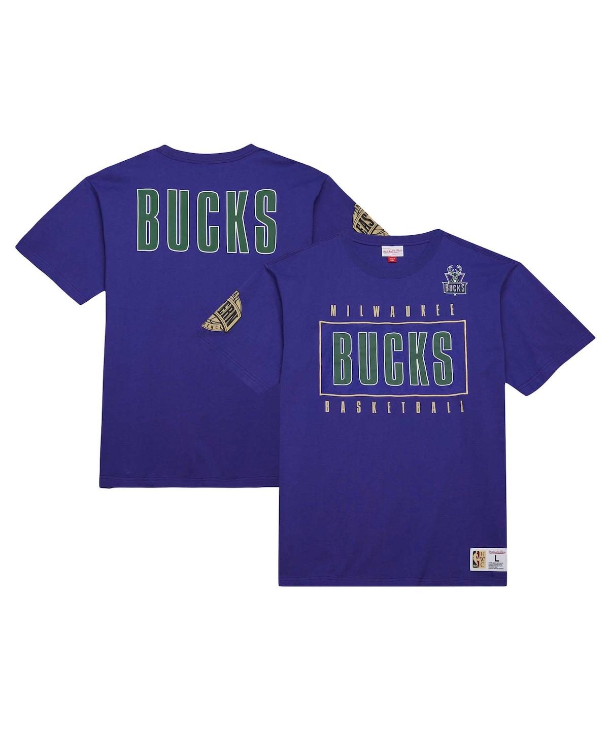 Click here for Mitchell & Ness Mens Purple Milwaukee Bucks Hardwo... prices