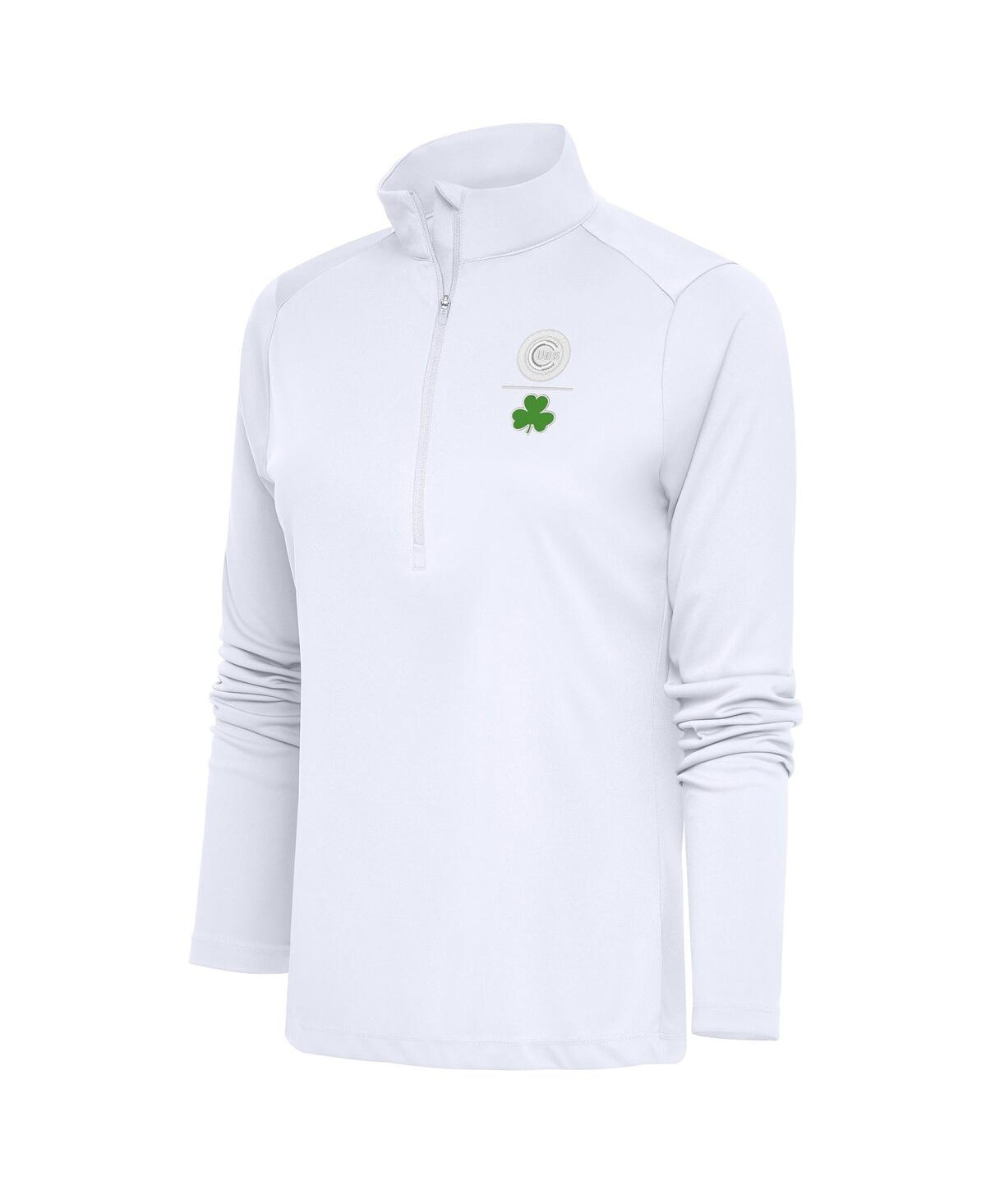 Click here for Antigua Womens White Chicago Cubs Shamrock Tribute... prices