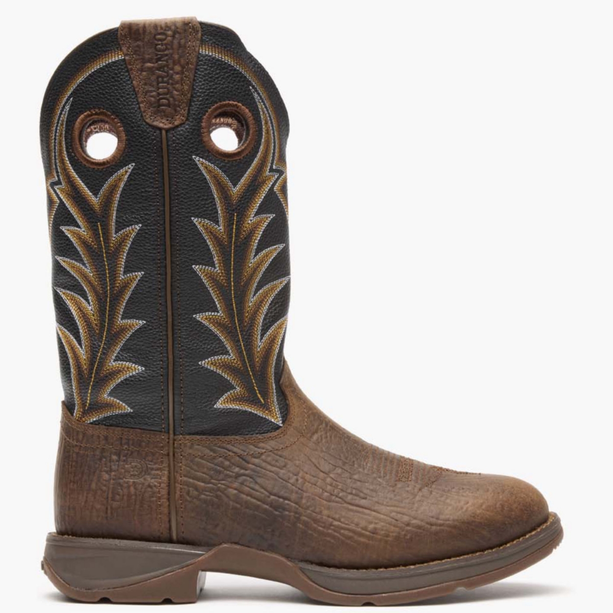 Click here for Durango Mens Rebel by Oak Bark Midnight Western Bo... prices