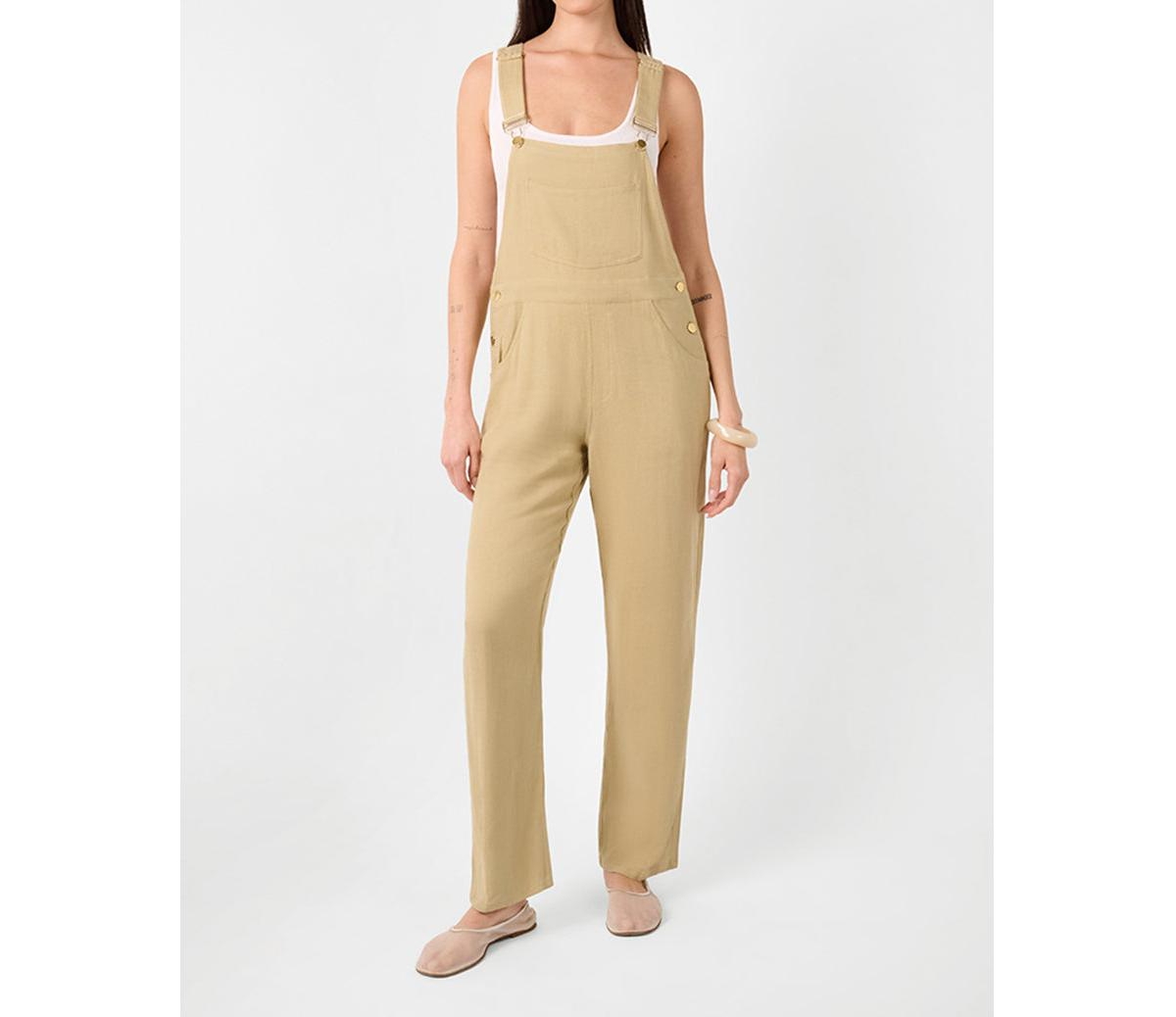 Click here for WeWoreWhat Womens Basic Overall - Oat prices