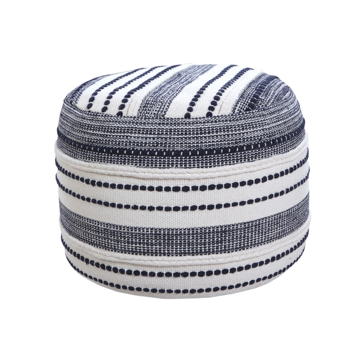 Click here for Upholstered Cotton Ottoman for Living Room Accent... prices