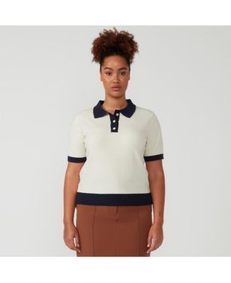 Estelle Romeo Collard Knit Top - Macy's