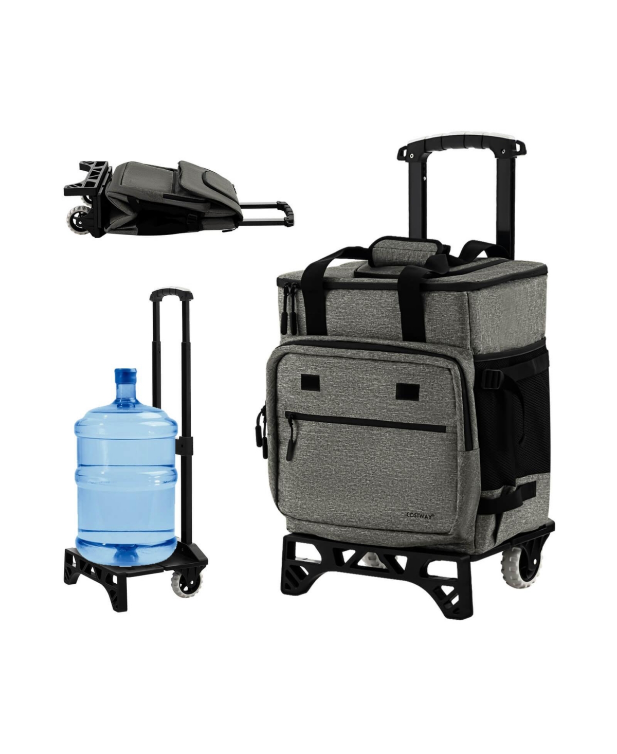 Click here for 50-Can Large Leakproof Rolling Cooler with Detacha... prices