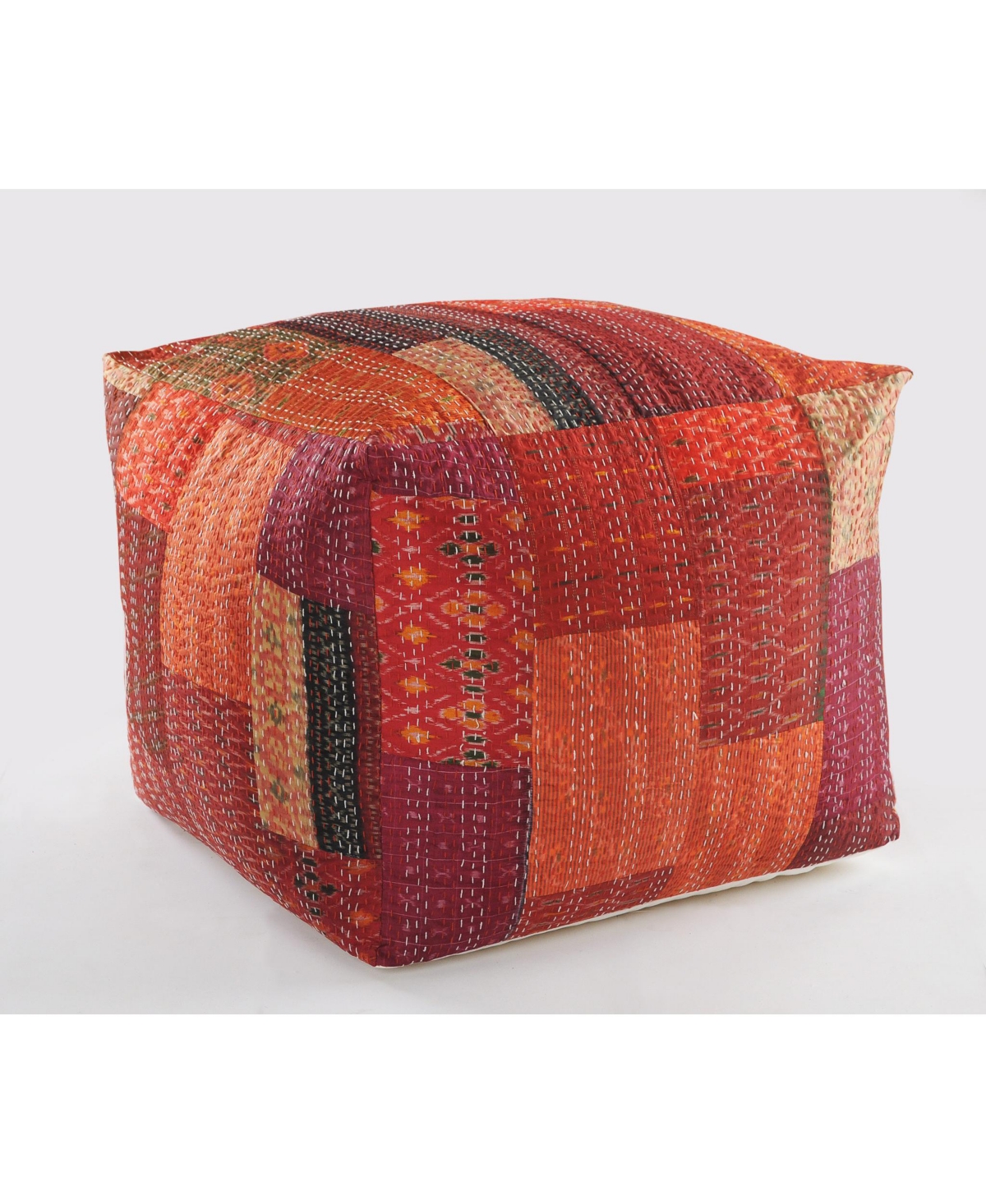 Click here for Modern Cotton Blend Fabric Ottoman Pouf Accent Sea... prices