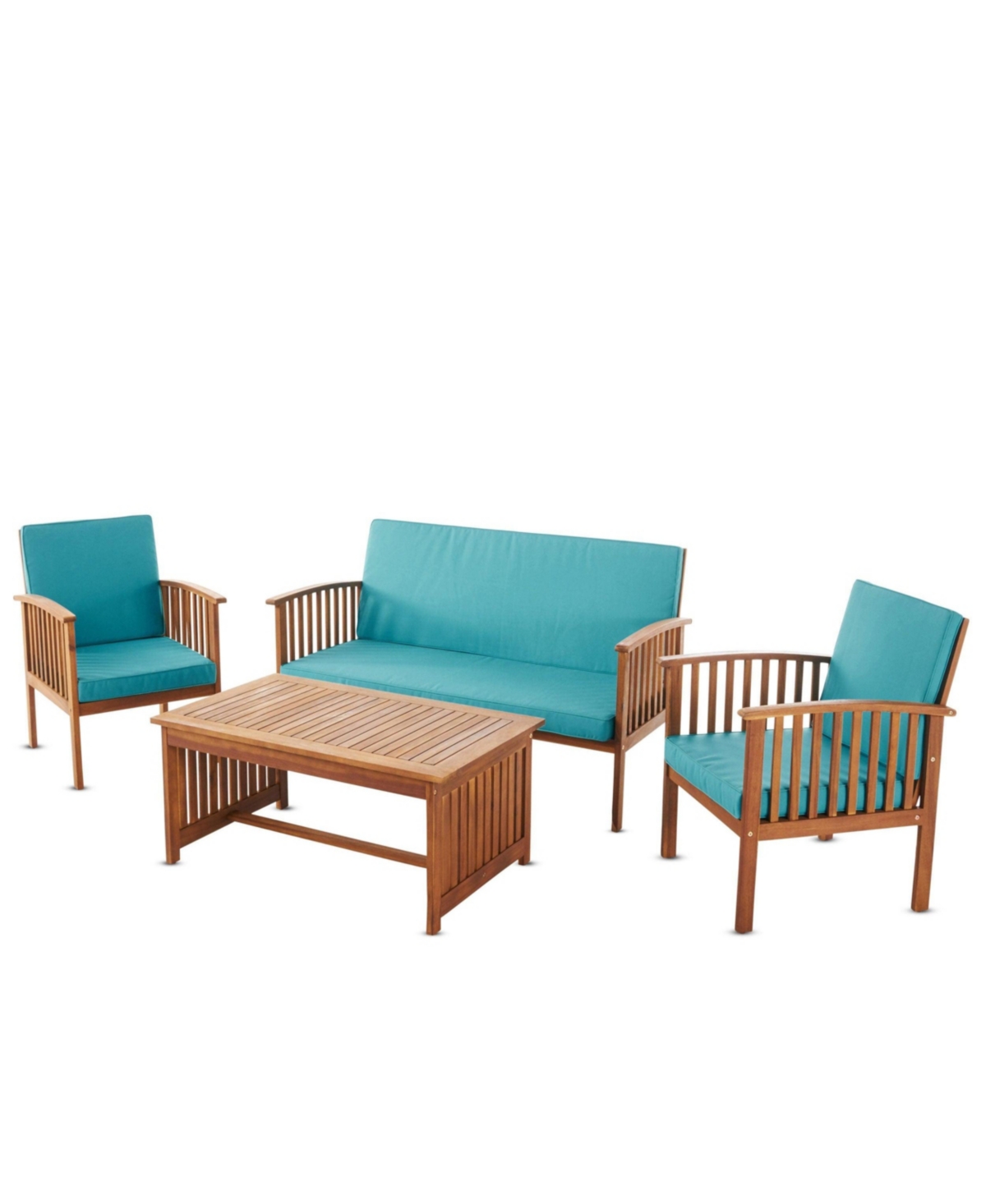 Click here for Outdoor Acacia Wood Sofa Set with Water Resistant... prices