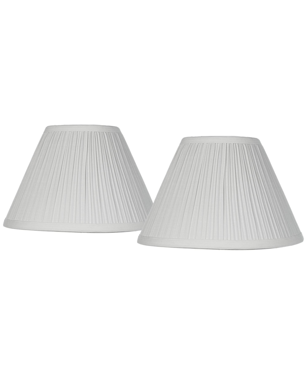 Click here for Springcrest Set of 2 Bell Lamp Shades White Mushro... prices