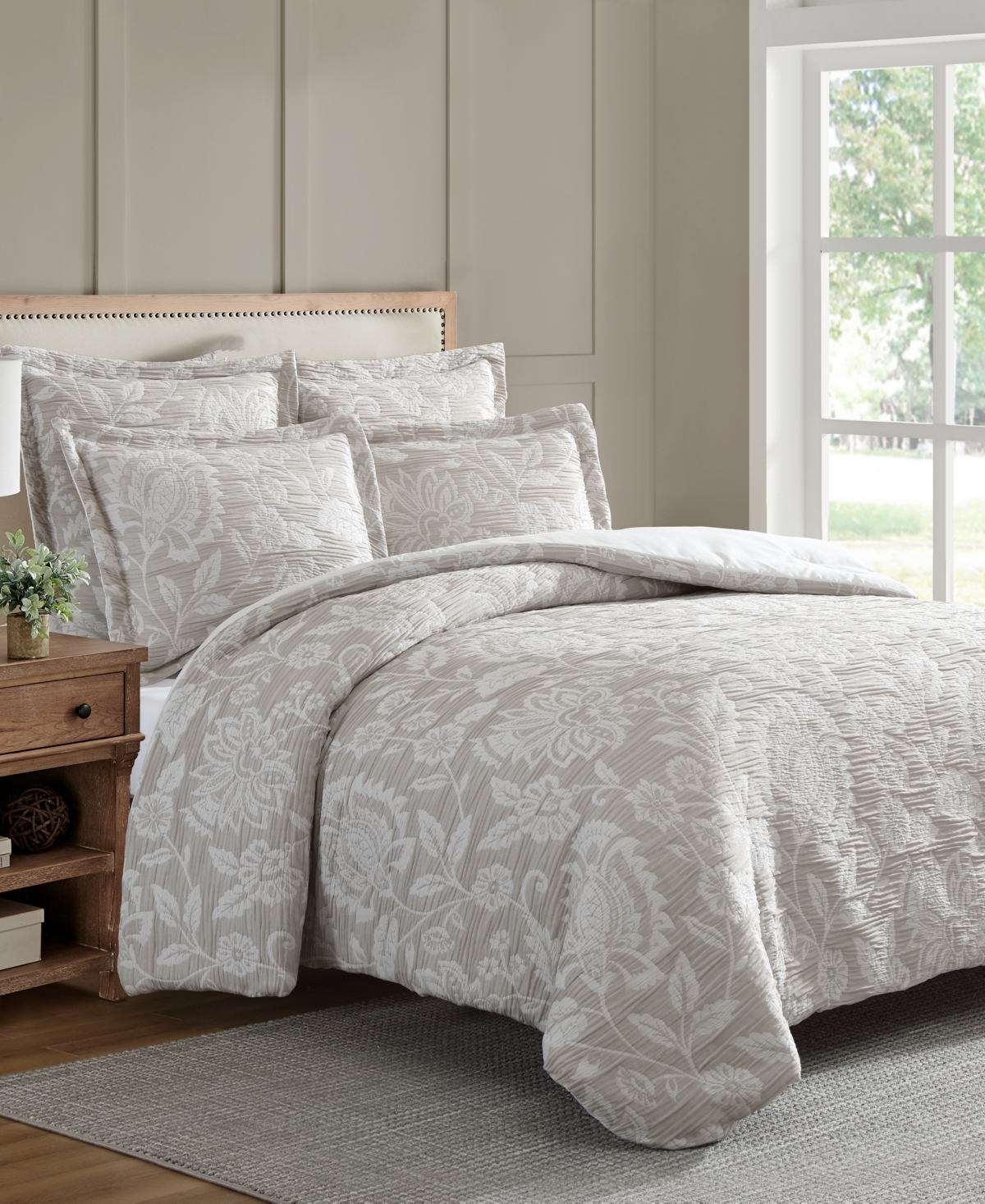 Click here for Levtex Sarrah Textured 3-Pc. Comforter Set  King/C... prices