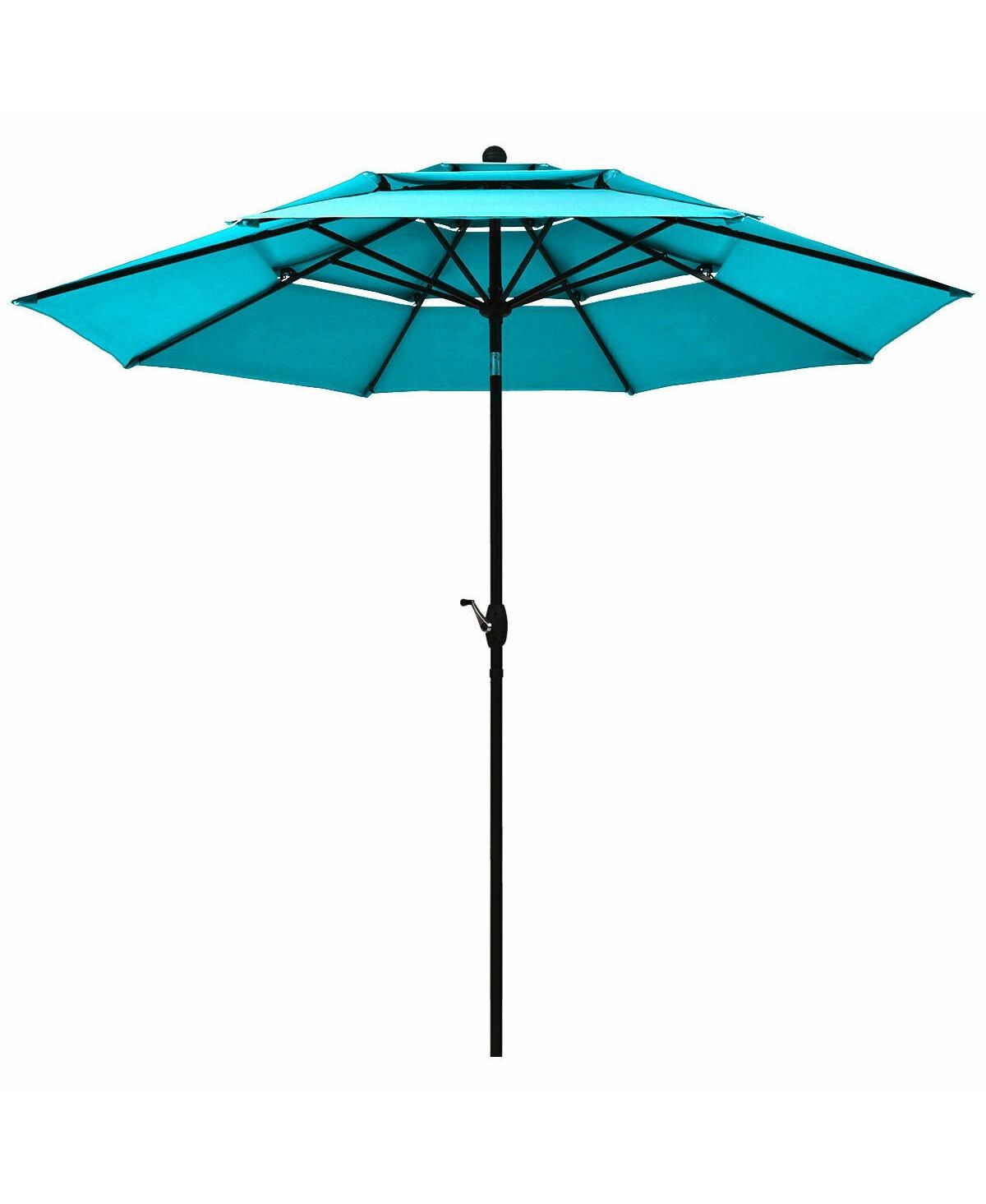 Click here for 10 3 Tier Patio Umbrella Aluminum Sunshade Shelter... prices