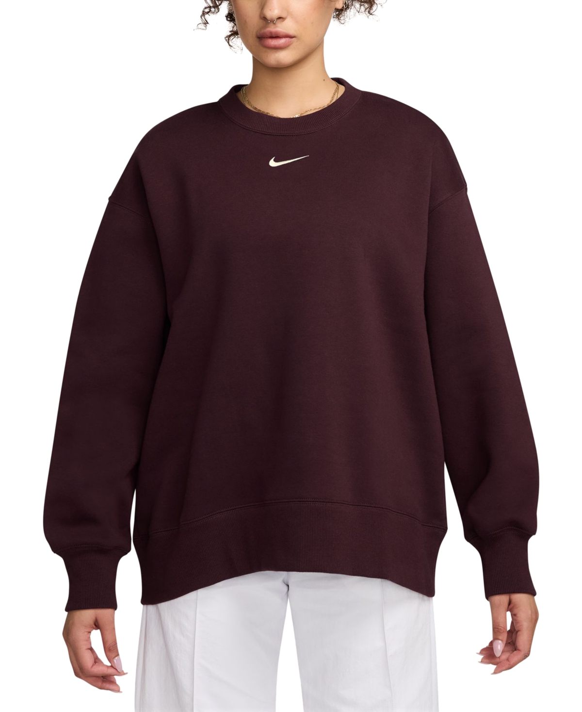 Click here for Nike Sportswear Womens Phoenix Fleece Oversized Cr... prices