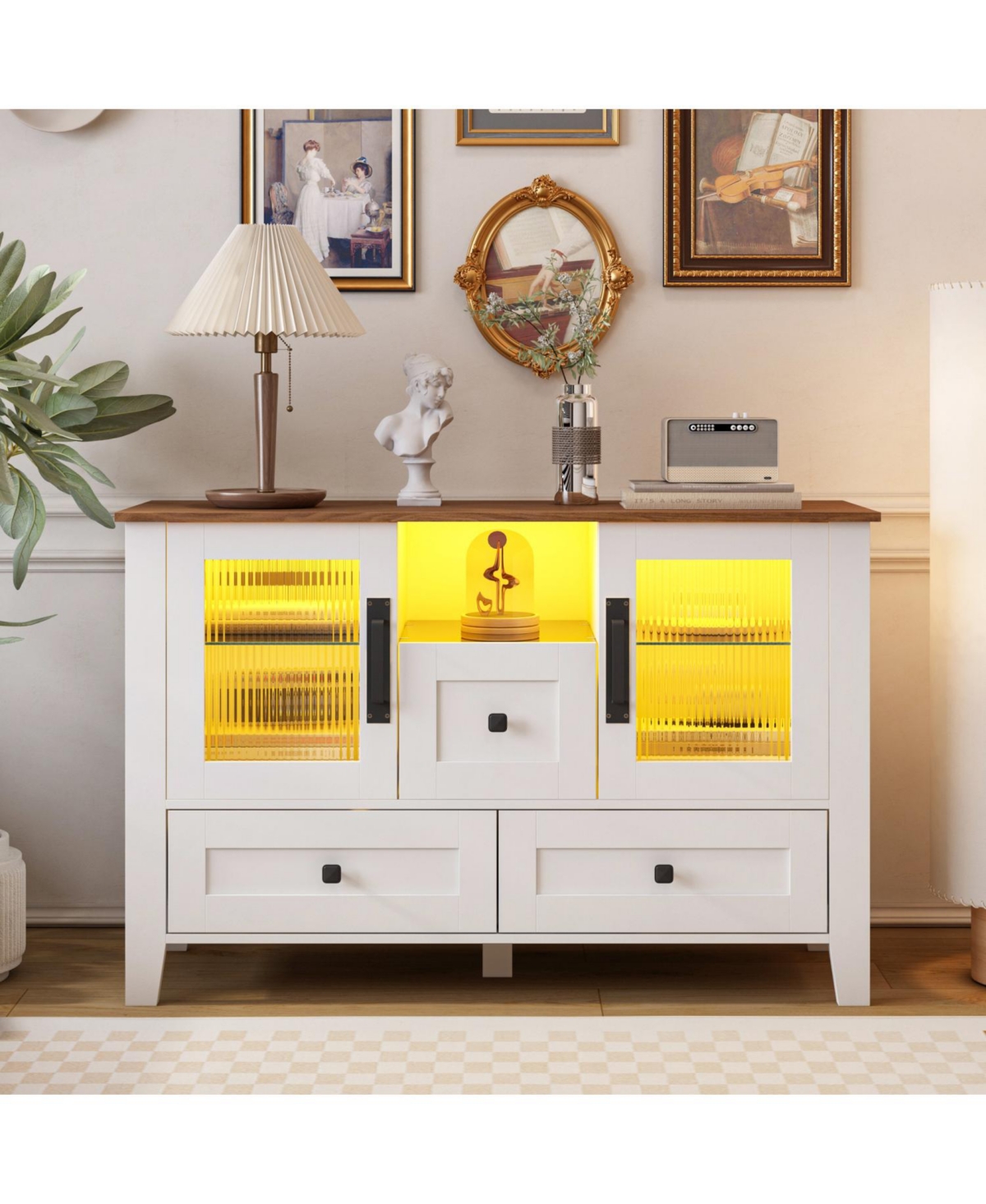 Click here for Streamdale Furniture Streamdale Changhong Glass Do... prices