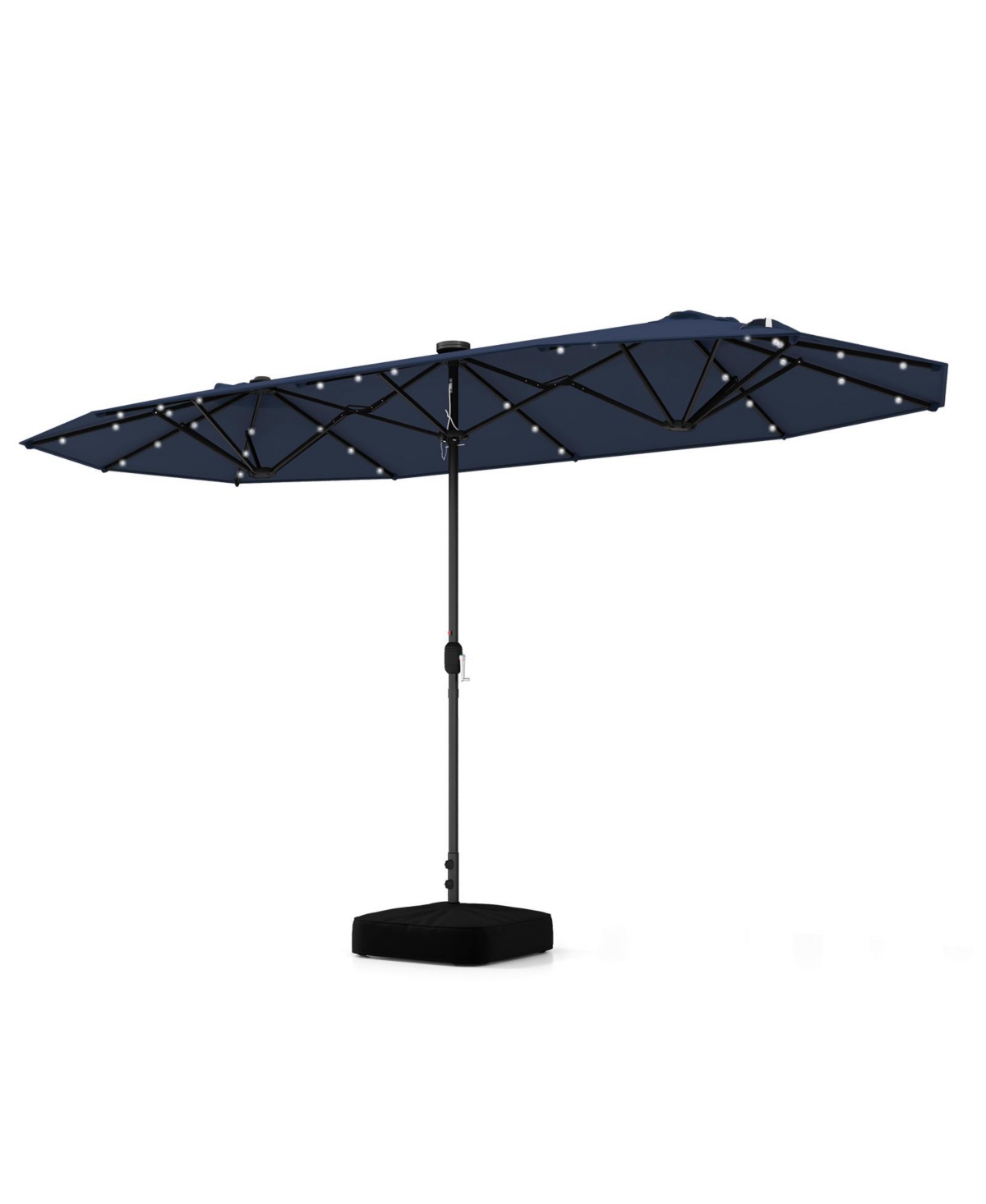 Click here for 13FT Double-sided Patio Umbrella with Solar Lights... prices