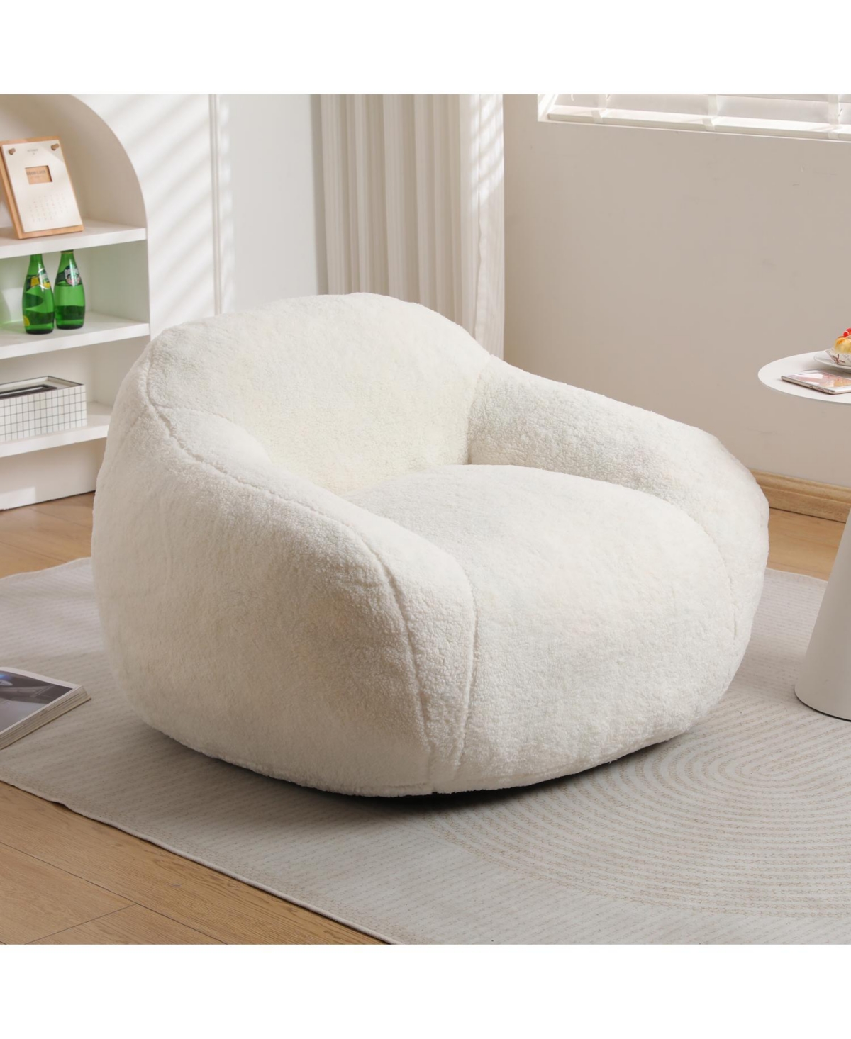 Click here for Streamdale Comfy Bean Bag Chair with Armrest and M... prices