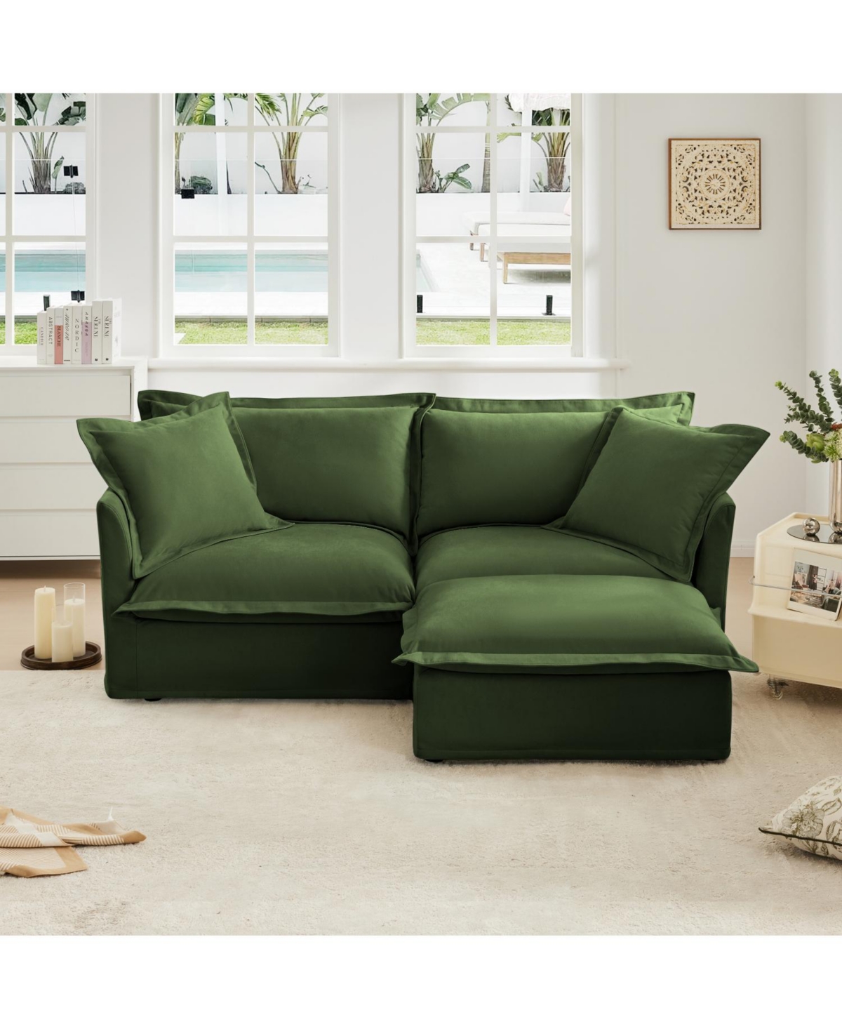 Click here for Streamdale Chenille Fabric Sectional Sofa with Ott... prices