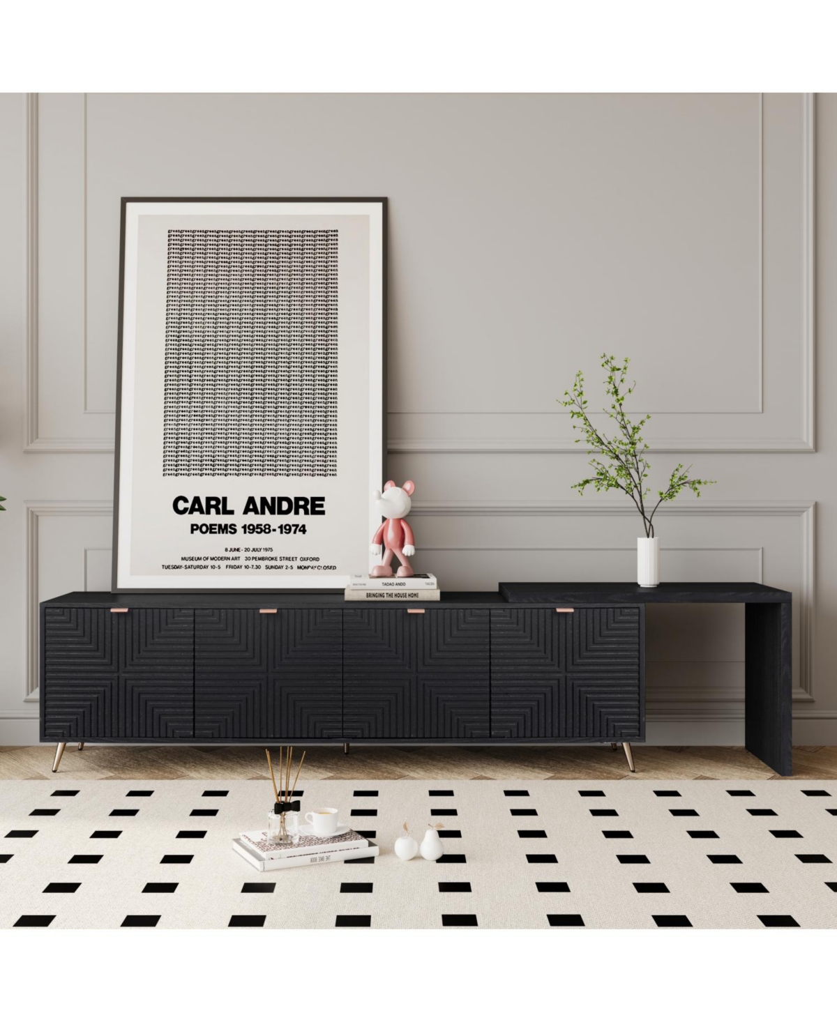 Click here for Streamdale Extendable Tv Cabinet with Storage  Adj... prices