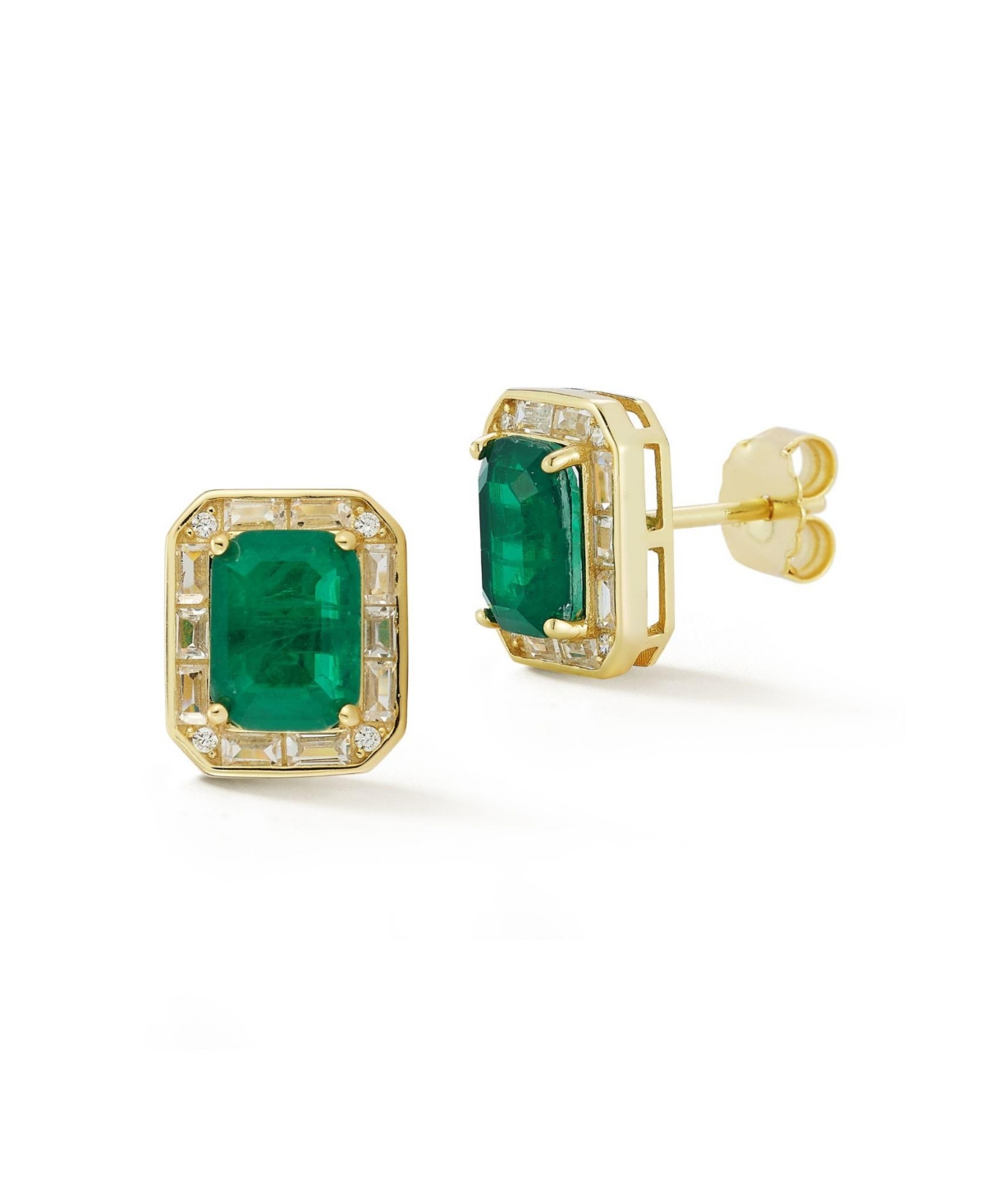 Click here for Rachel Zoe 14K Gold Plated Sterling Silver Emerald... prices