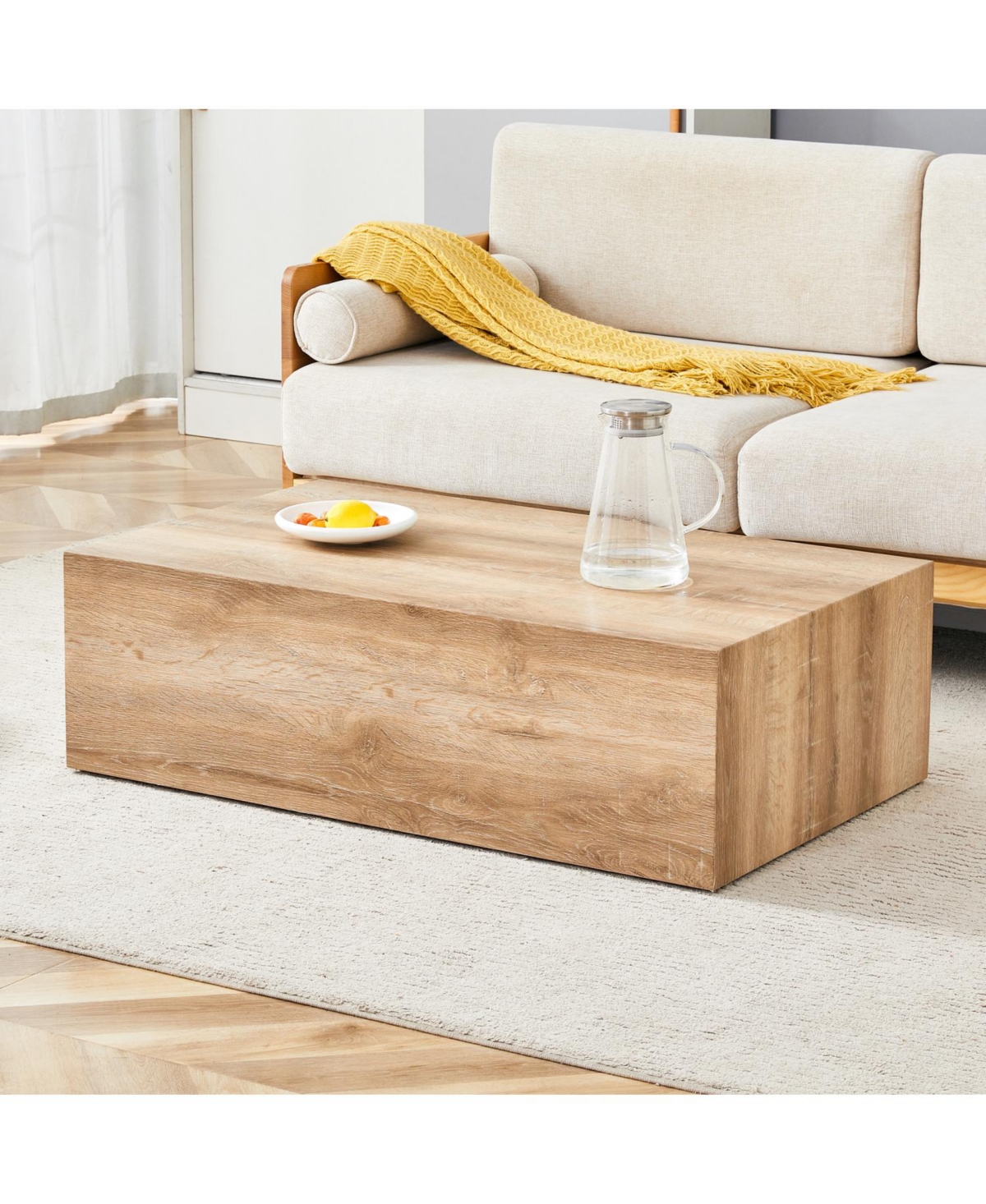 Click here for Modern Light Wood Coffee Table - Stylish Design 39... prices