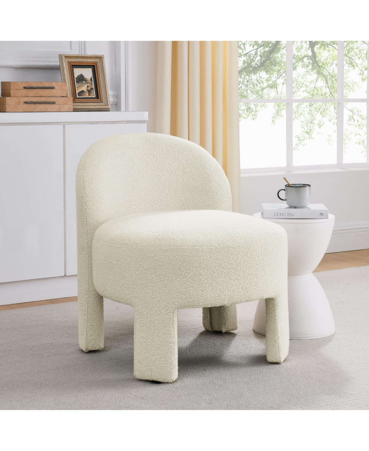 Click here for Hoop gauze lounge chair with sof cushion and backr... prices
