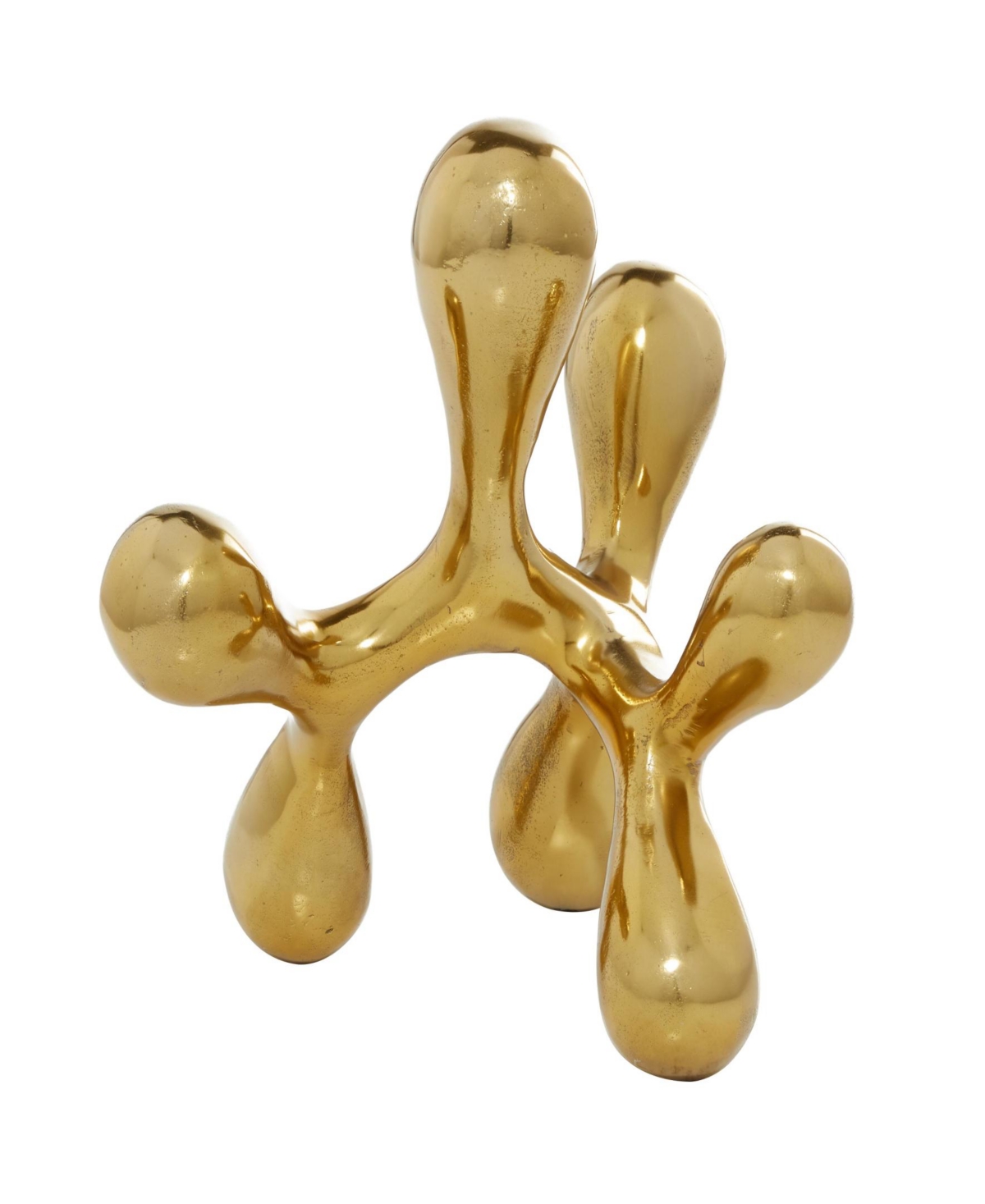 Click here for CosmoLiving Aluminum Metal Abstract Decorative Scu... prices