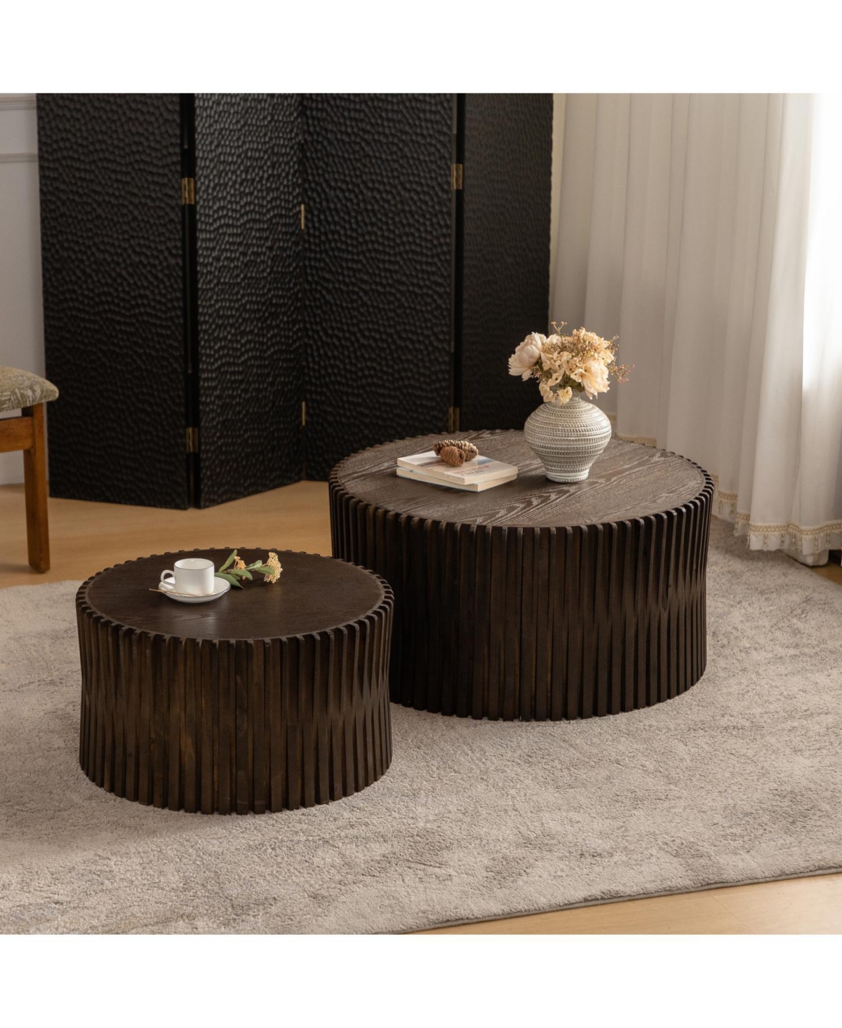Click here for Streamdale Vintage Textured Nesting Coffee Table S... prices