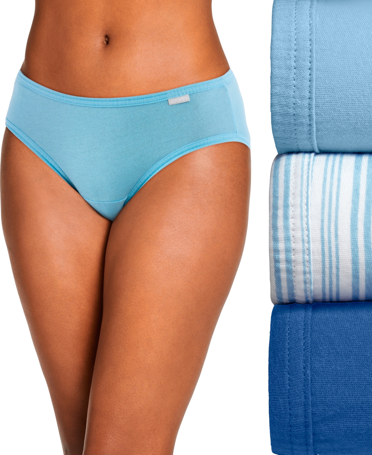 Click here for Jockey Elance Bikini Underwear 3 Pack 1489 - Marin... prices