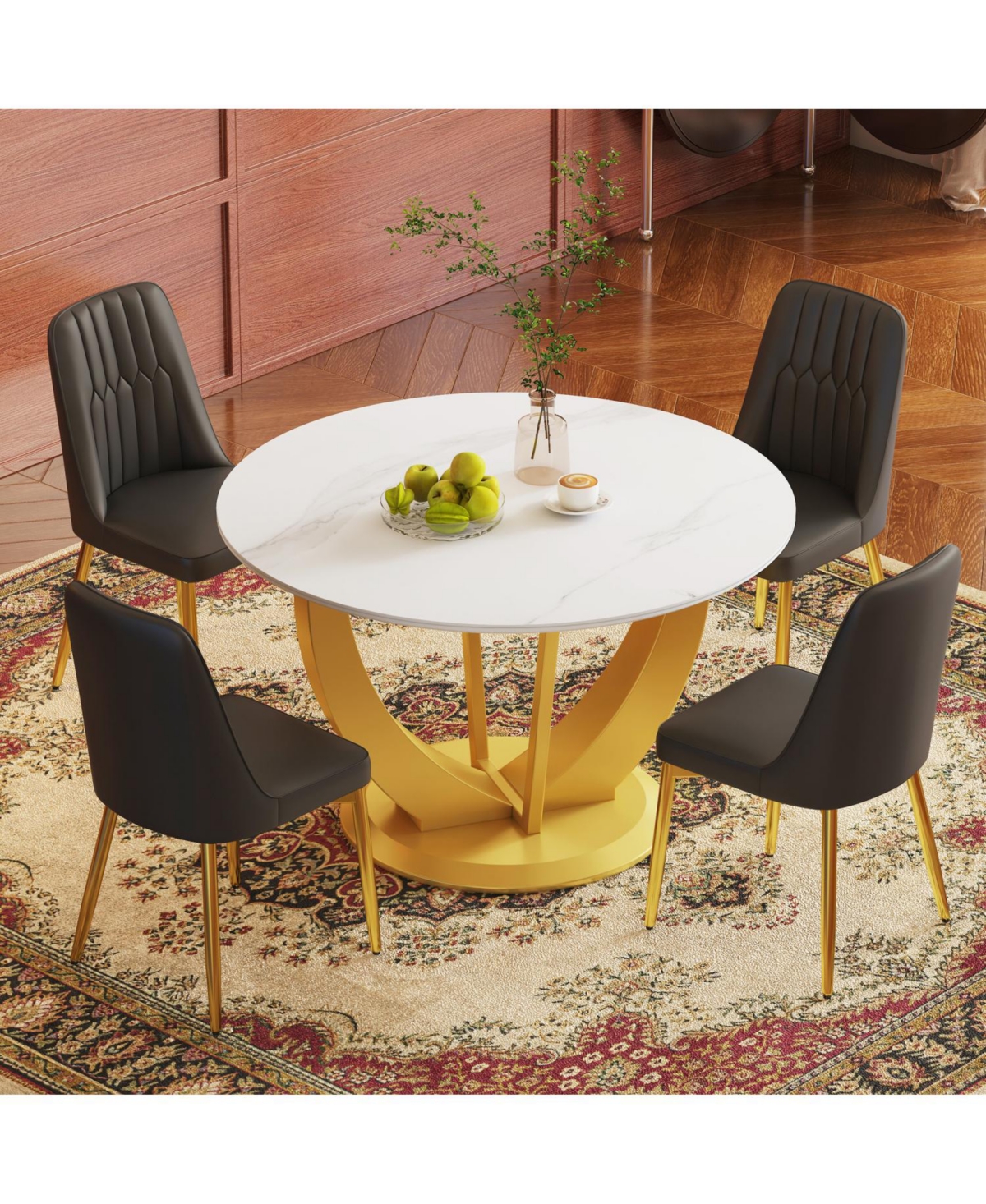 Click here for Streamdale Elegant 47" Snow Mountain Dining T... prices