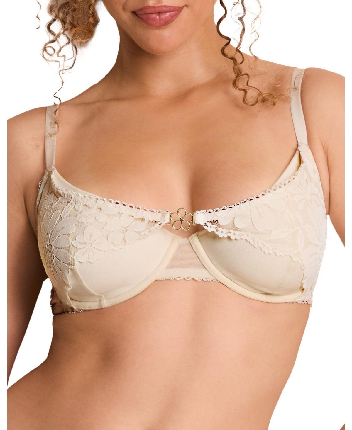 Click here for Adore Me Womens Amaryllis Contour Demi Bra - Light... prices